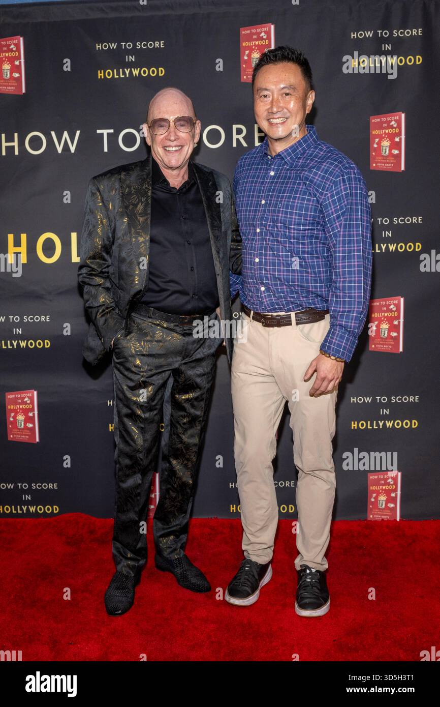 Author / Film Producer Kevin Goetz, CEO James Li attend Kevin Goetz ...