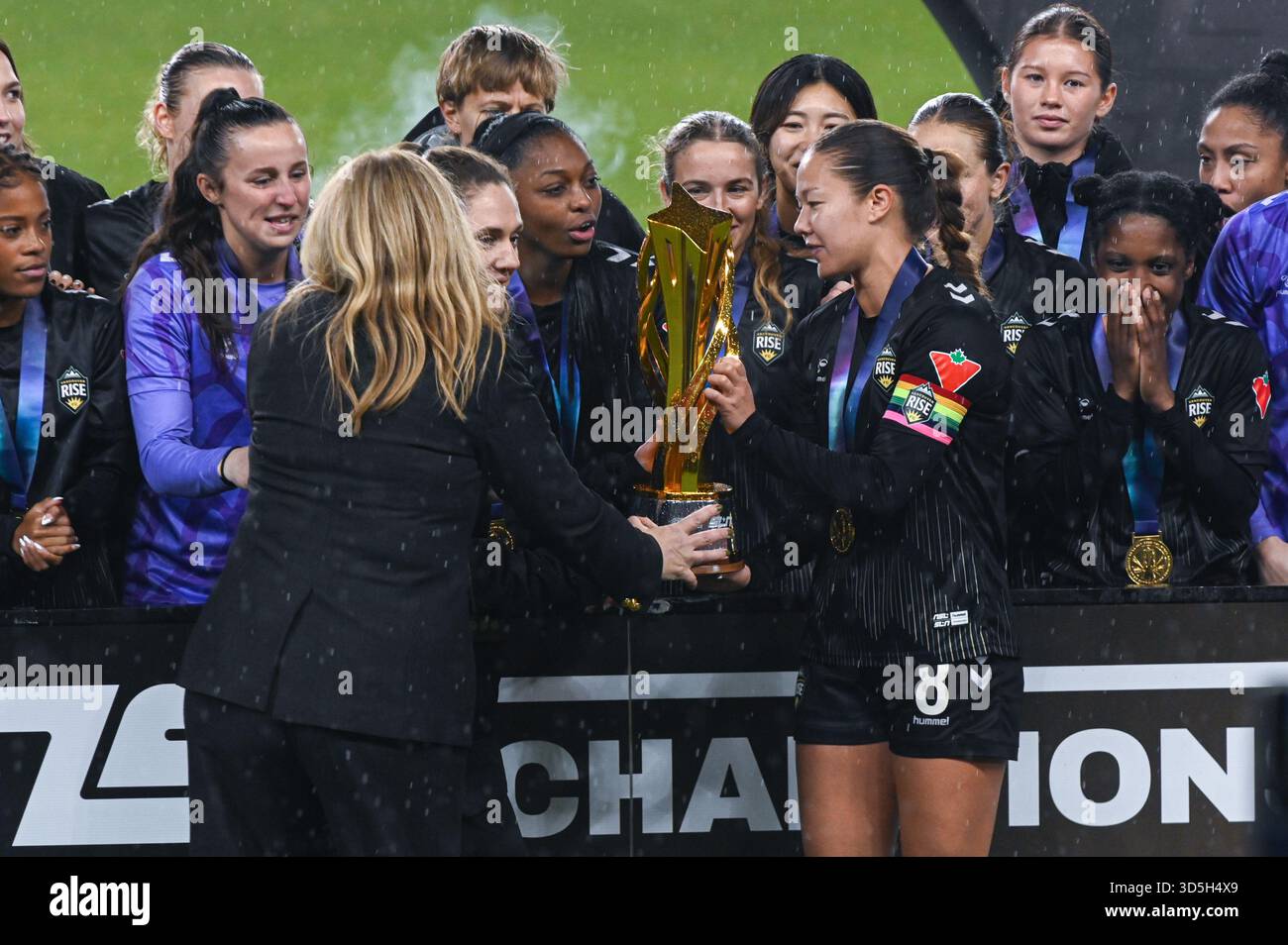 TORONTO, ONTARIO, CANADA - NOVEMBER 15, 2025: NSL Vancouver Rise FC ...