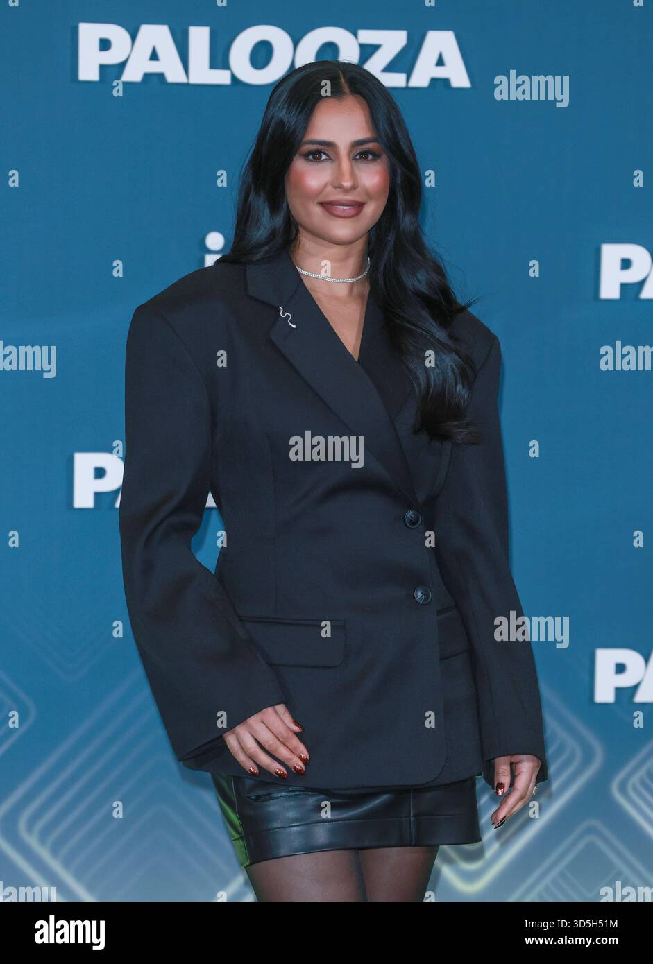 Sair Khan seen attending the ITV Palooza 2025 at the Barbican Centre in London Stock Photo - Alamy
