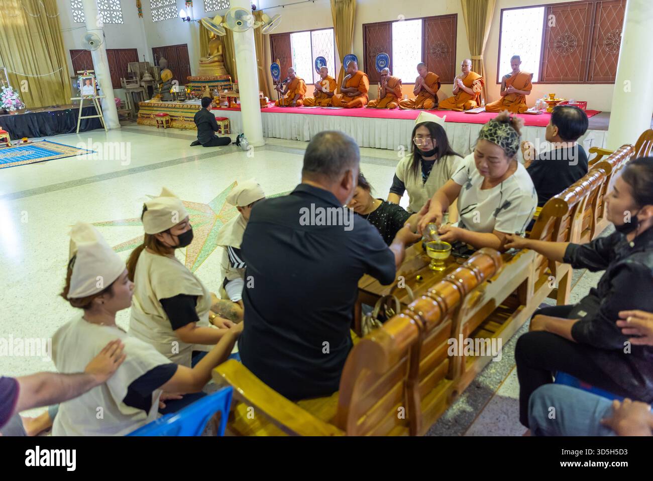 Suphanburi, Thailand - November 7, 2025 : A Thai Song Dam funeral in ...