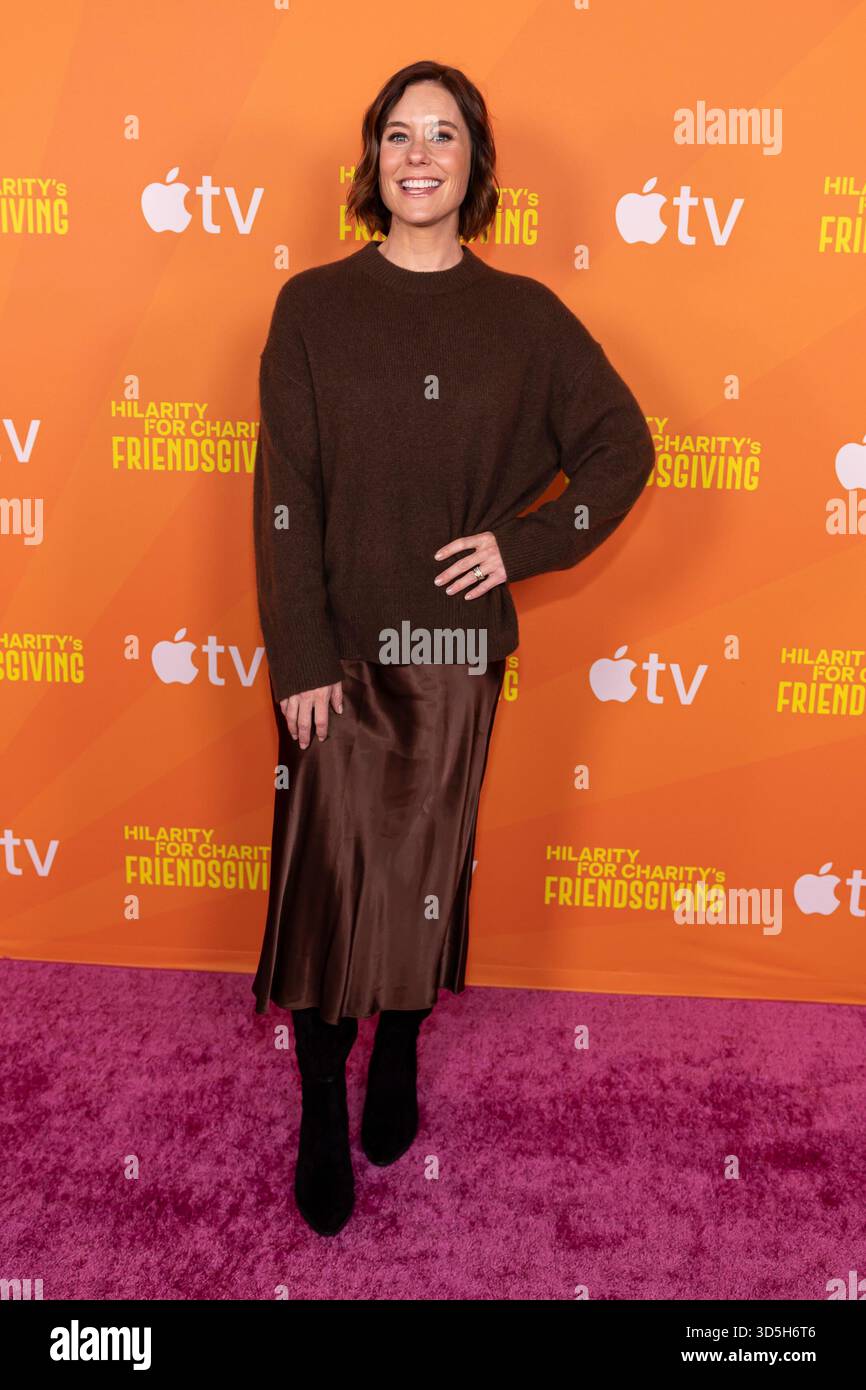 Ashley Williams attends the arrivals of Hilarity For Charity’s ...