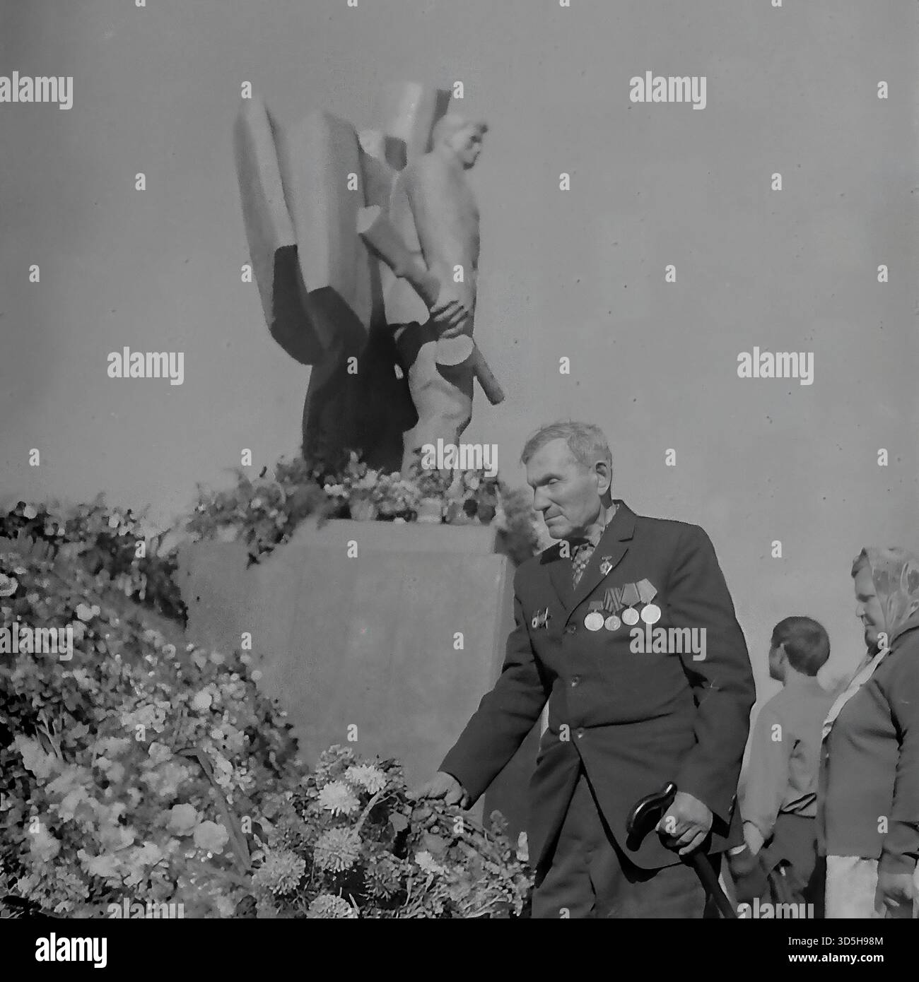 USSR, Ukrainian SSR, Slavyansk, 1975. A powerful and moving portrait ...