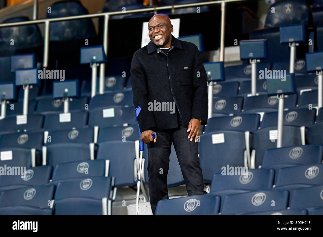 Wilfrid or Wilfried Mbappe father of Kylian Mbappe during the FIFA ...