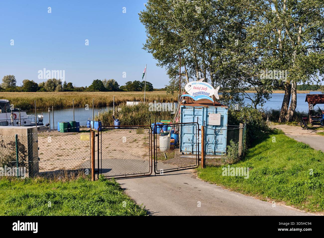 Dassow, Germany; September 27, 2025: Fresh fish sales location Detlef ...