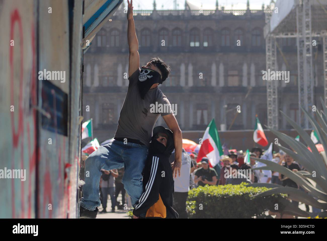 November 15, 2025. Mexico City, Mexico: The protest by the self-styled ...