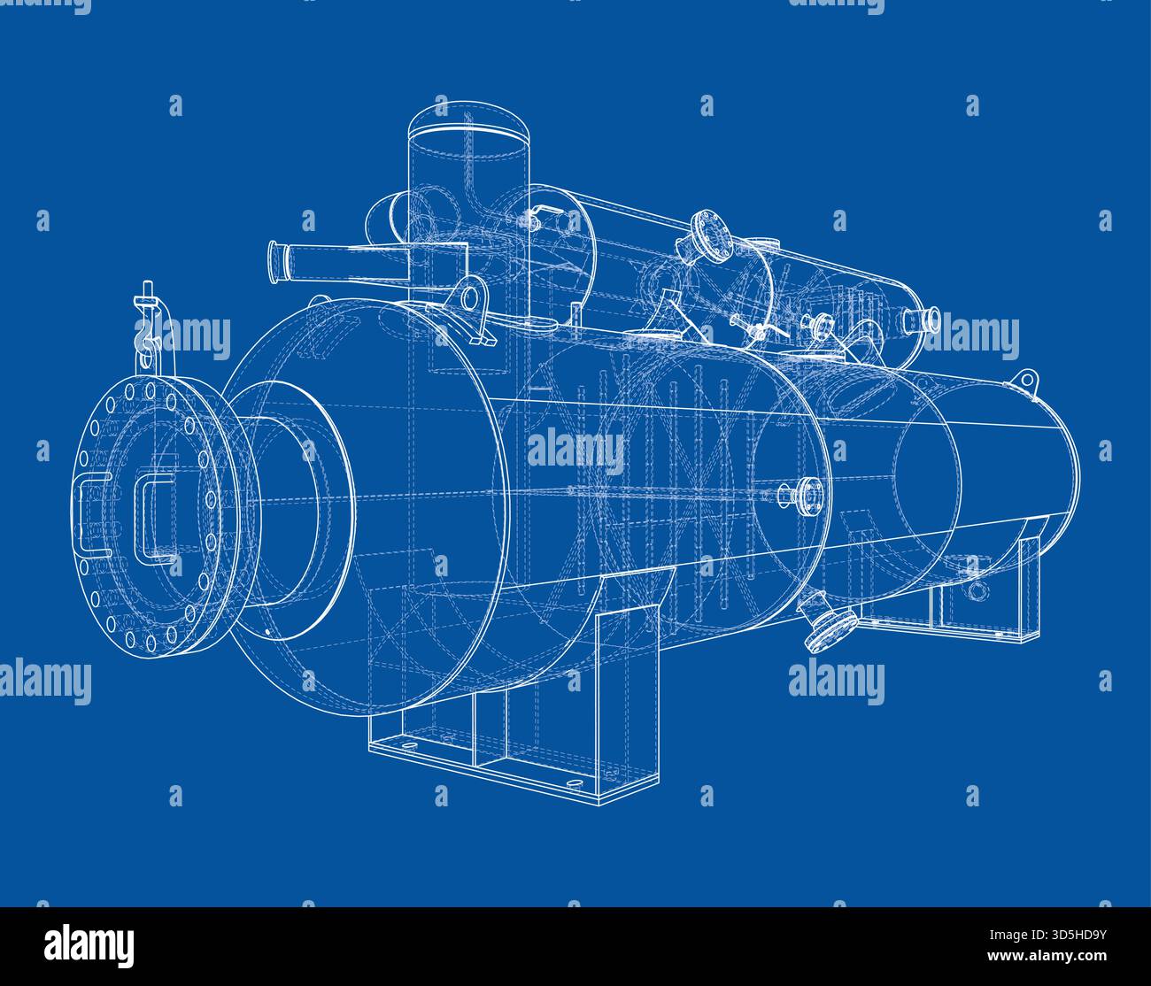 Architecture blueprint drawing equipment Stock Vector Images - Alamy