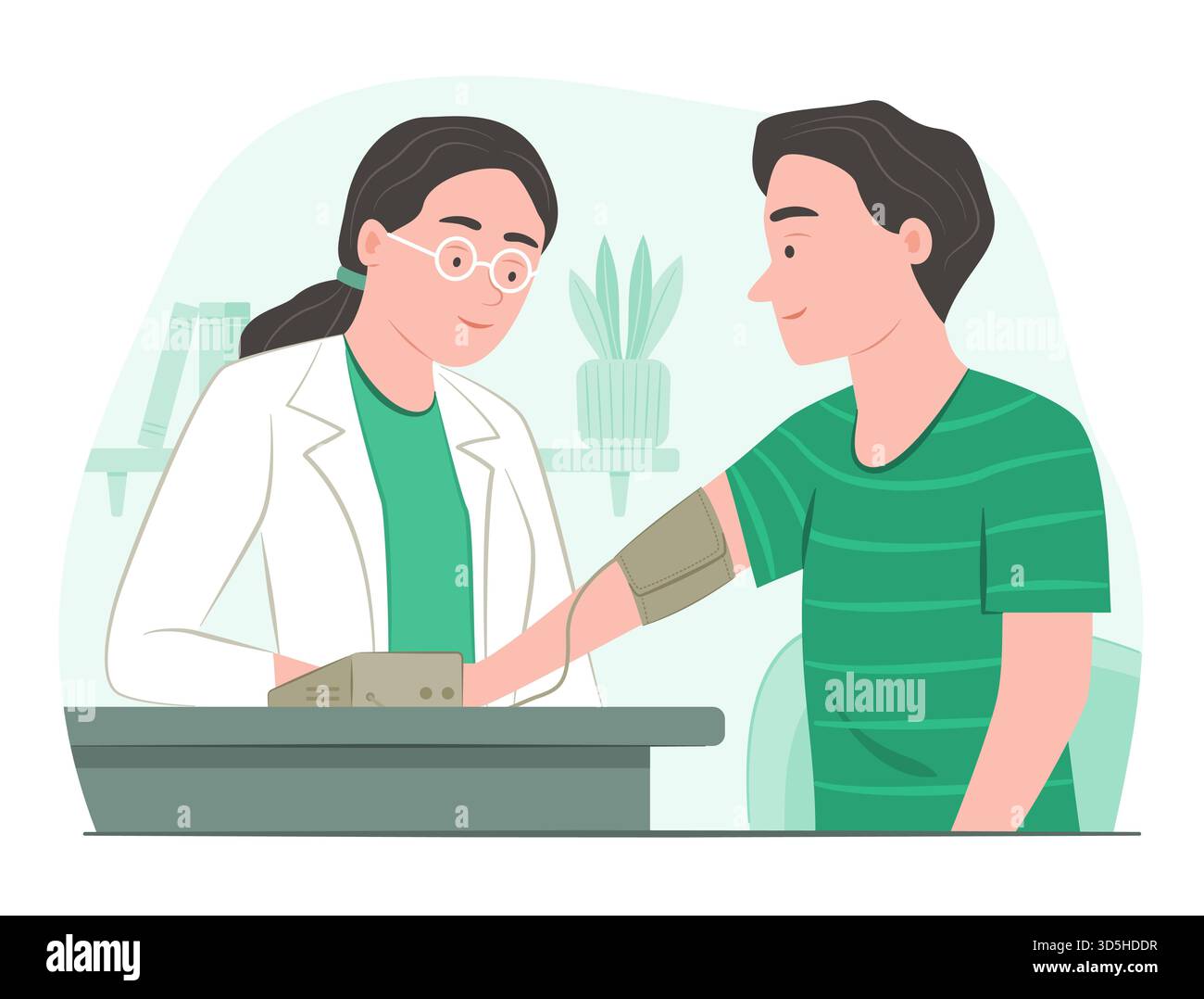 Male patient in hospital gown Cut Out Stock Images & Pictures - Alamy