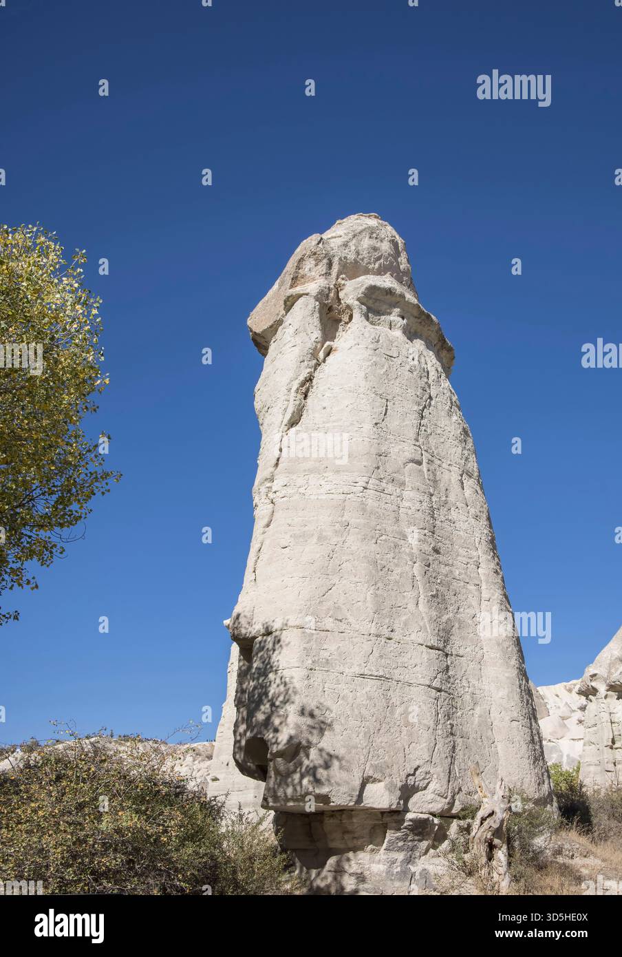 the love valley in cappadocia turkey with its unique shaped phallic ...