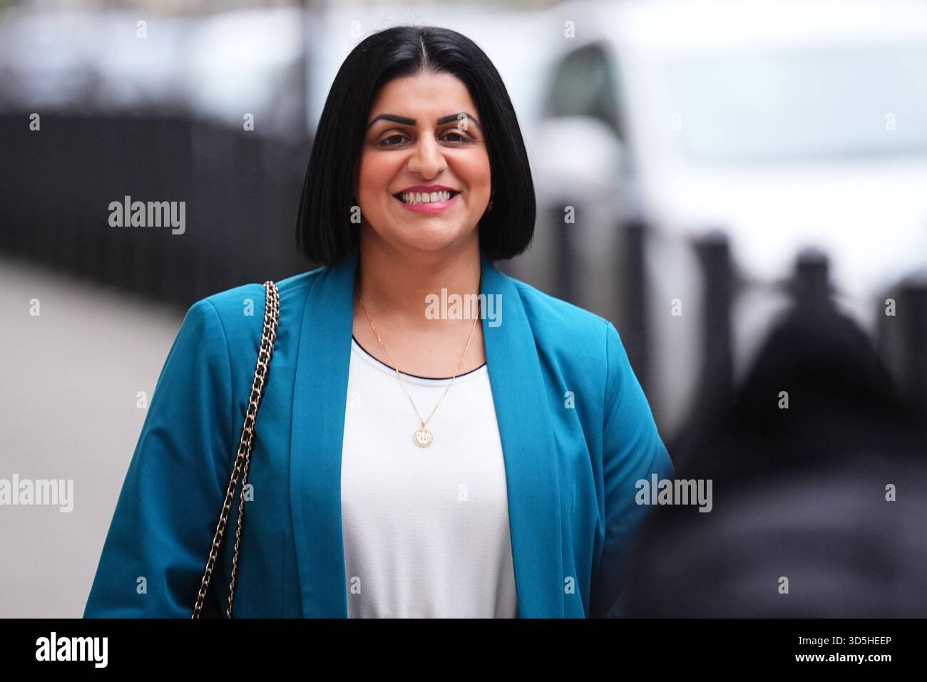 Home Secretary Shabana Mahmood arrives at BBC Broadcasting House in ...