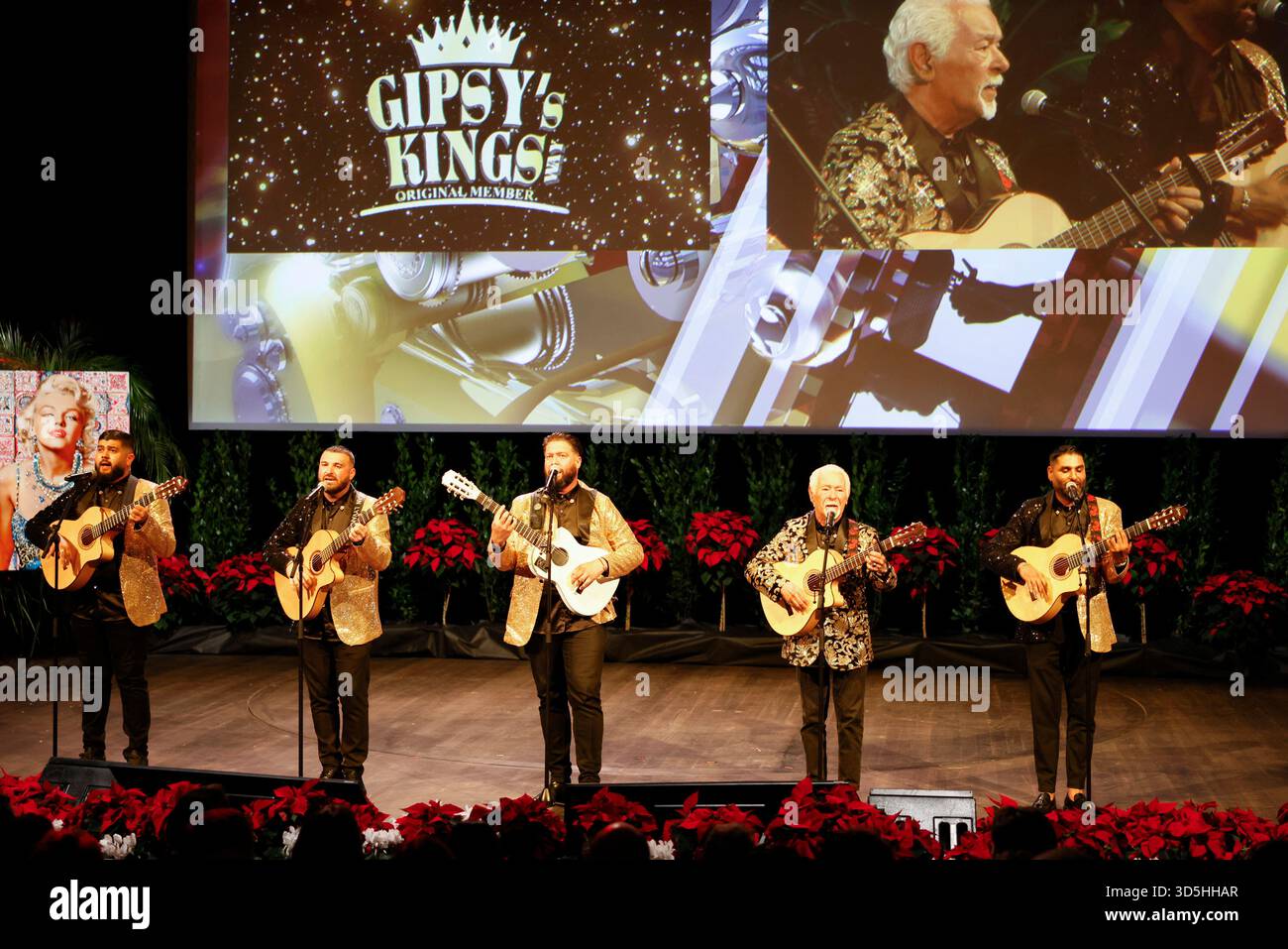 Pablo Reyes and the Gipsy King perform during the awards gala night ...
