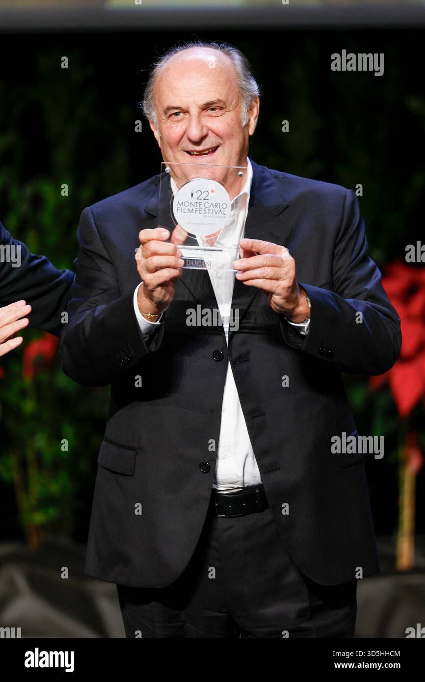 Jerry Scotti receives the Career Award during the awards gala night ...
