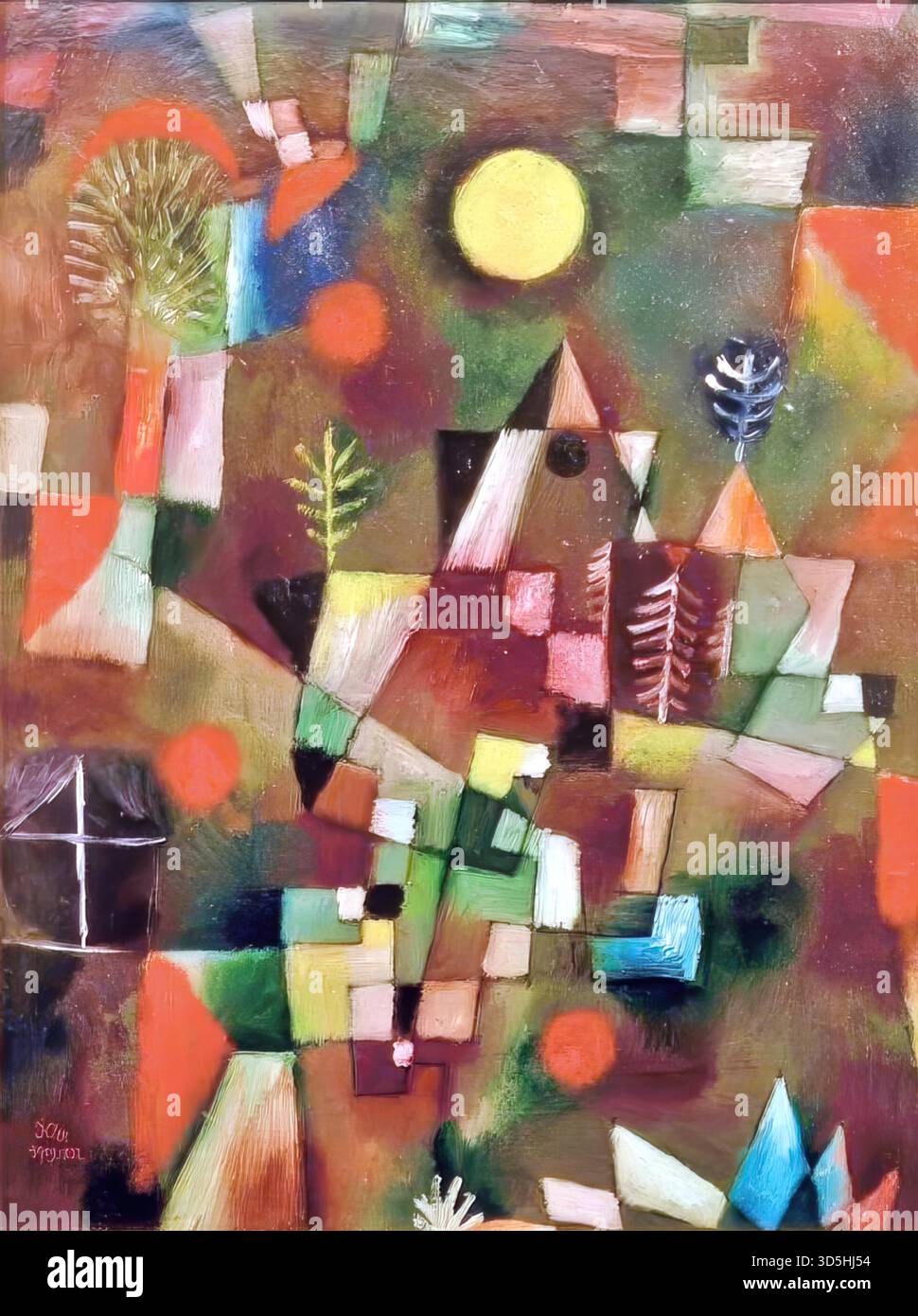 Art inspired full moon hi-res stock photography and images - Alamy