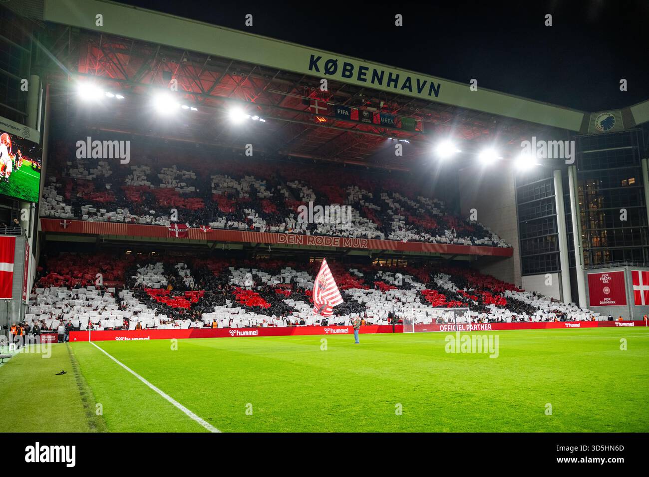 Copenhagen, Denmark. 15th, November 2025. The Parken stadium seen ...