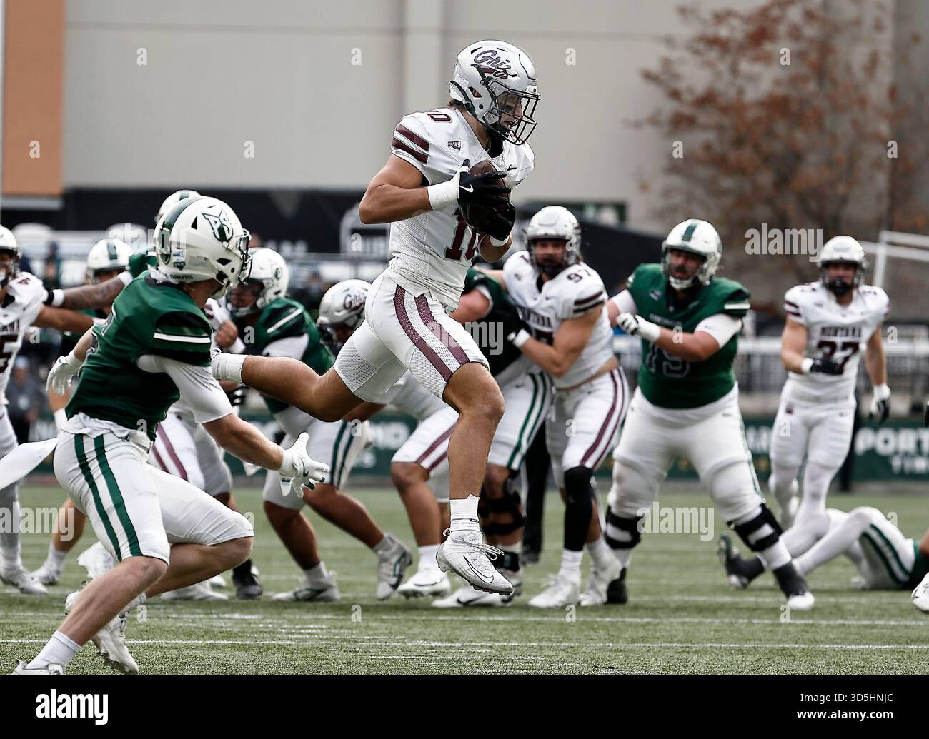 November 15, 2025: Montana Grizzlies safety TJ Rausch (10) gets the ...
