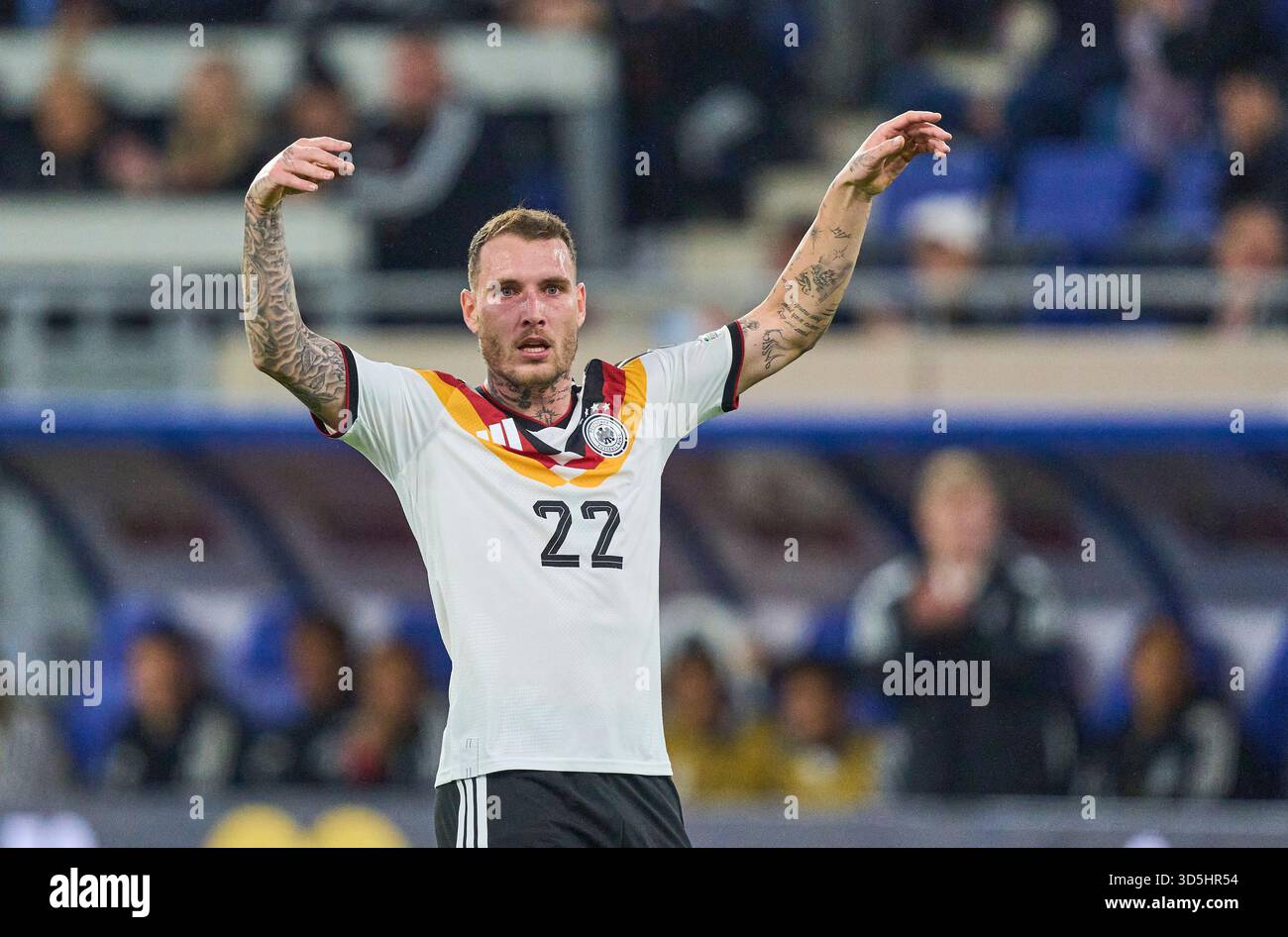 David Raum of Germany in the FIFA World Cup 2026 qualifier match ...