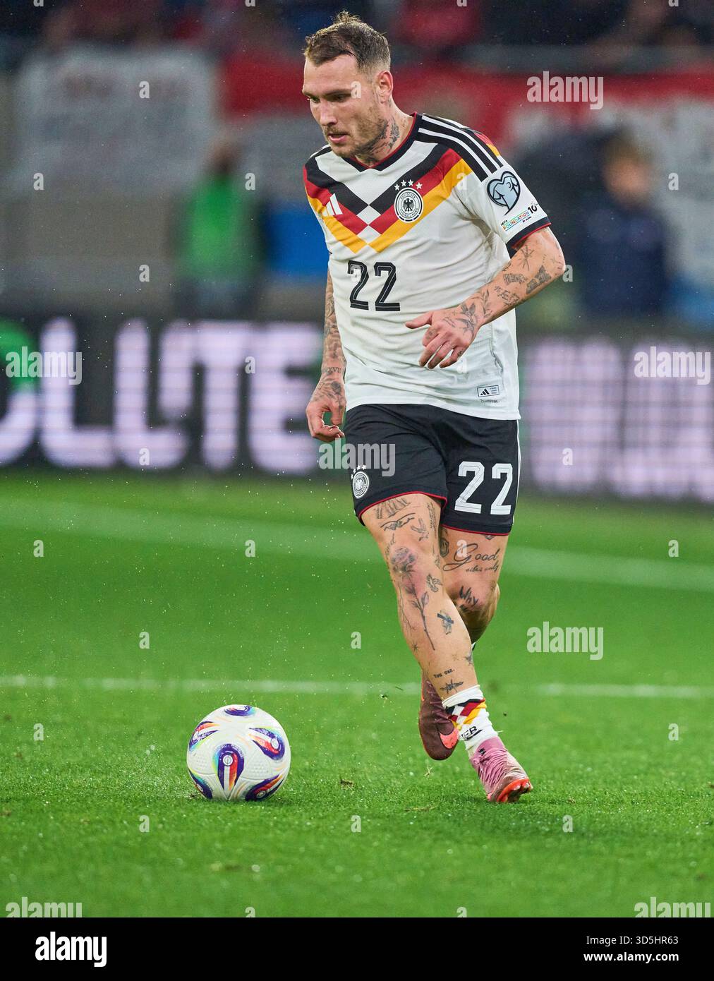 David Raum of Germany in the FIFA World Cup 2026 qualifier match ...