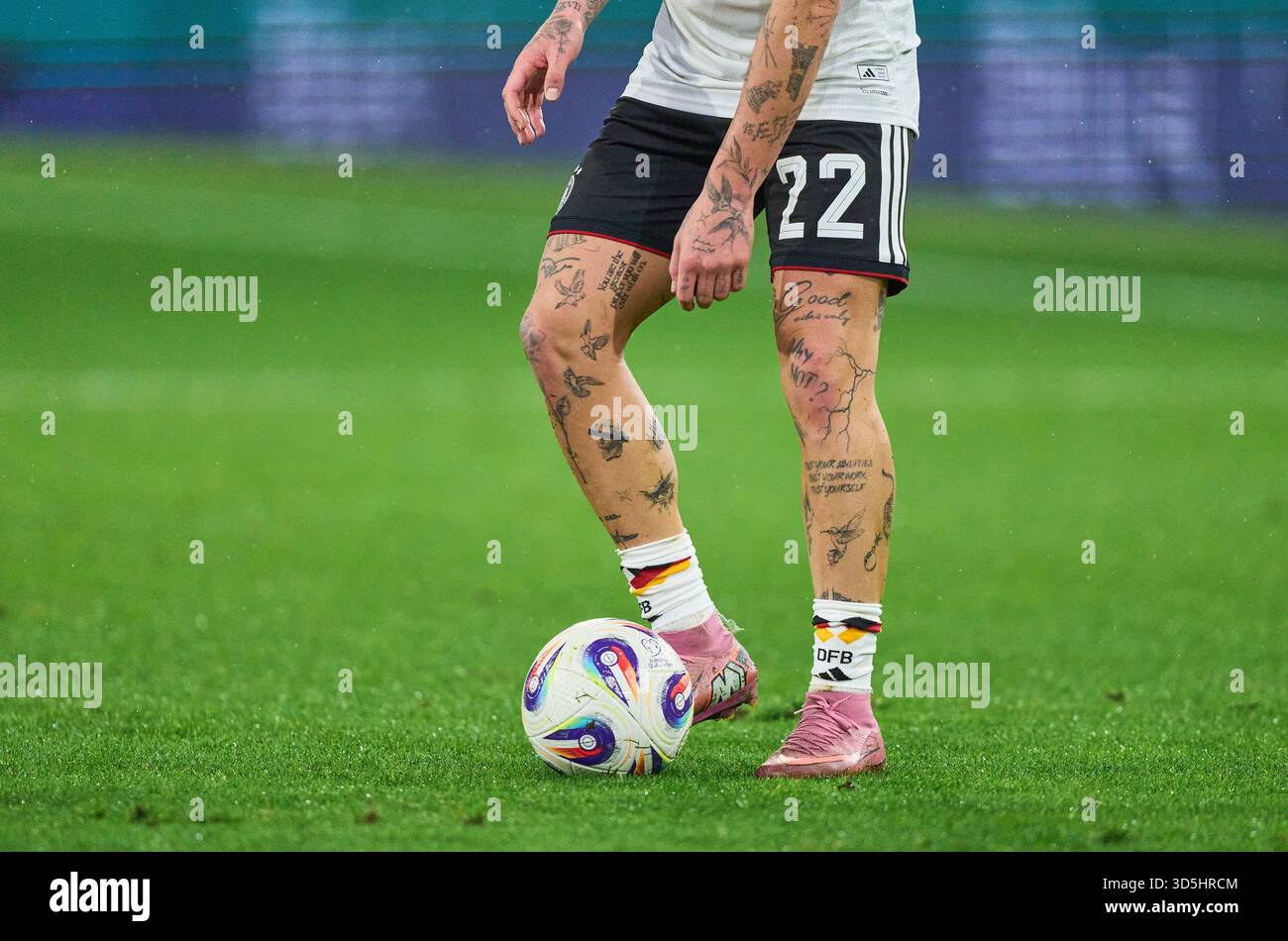 David Raum of Germany in the FIFA World Cup 2026 qualifier match ...