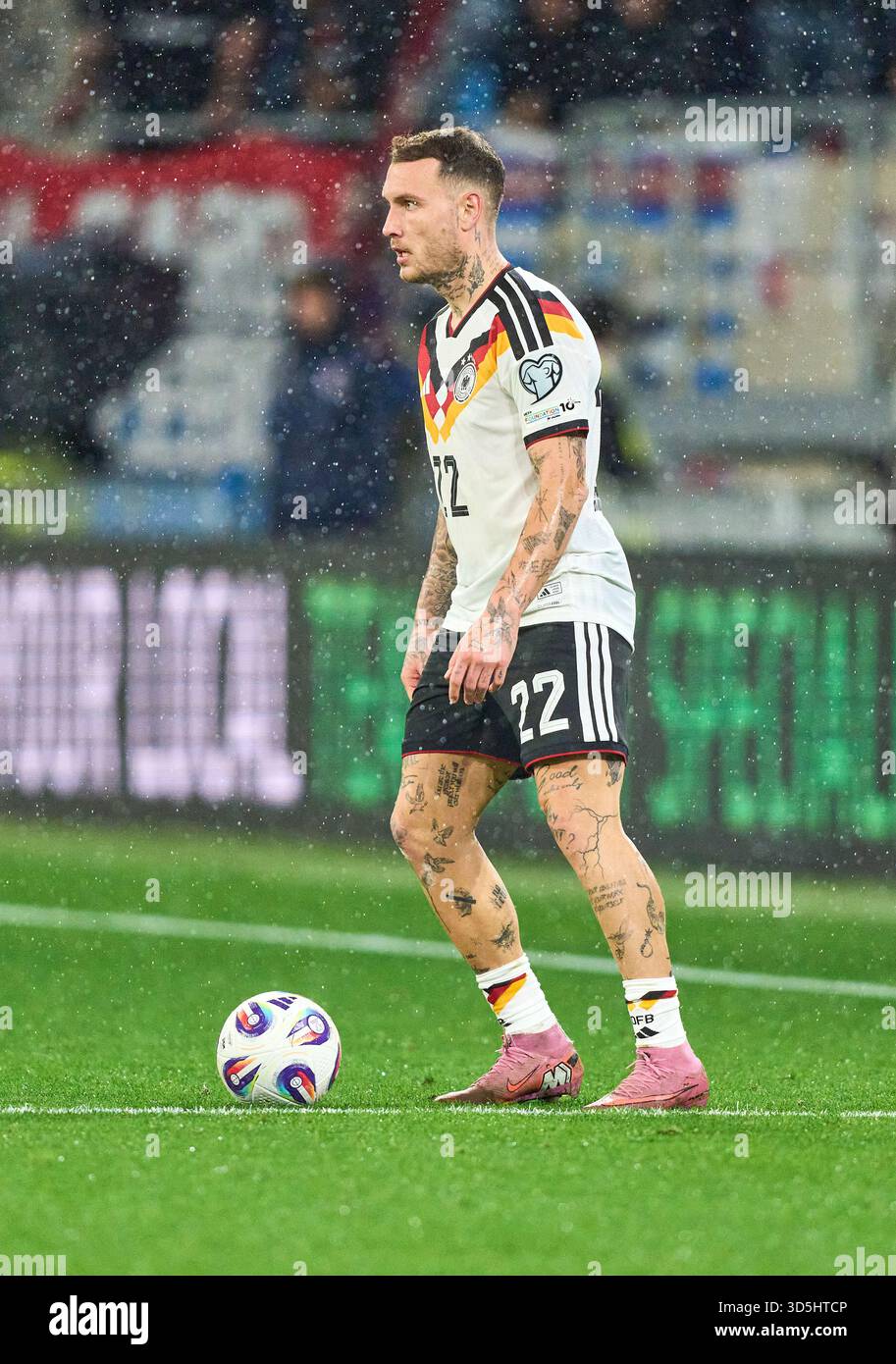 David Raum of Germany in the FIFA World Cup 2026 qualifier match ...