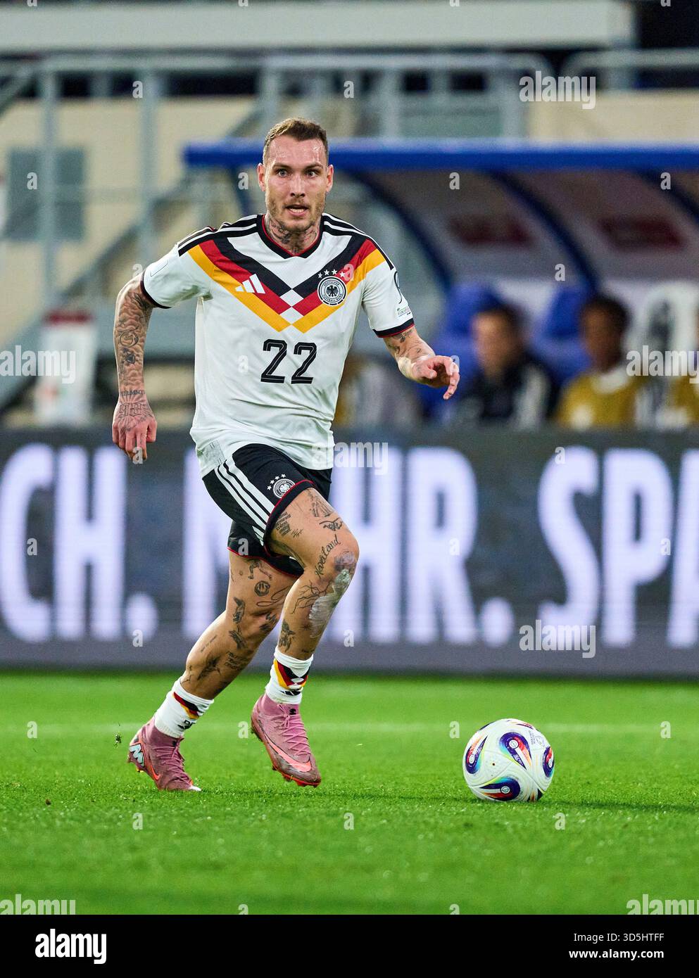 David Raum of Germany in the FIFA World Cup 2026 qualifier match ...