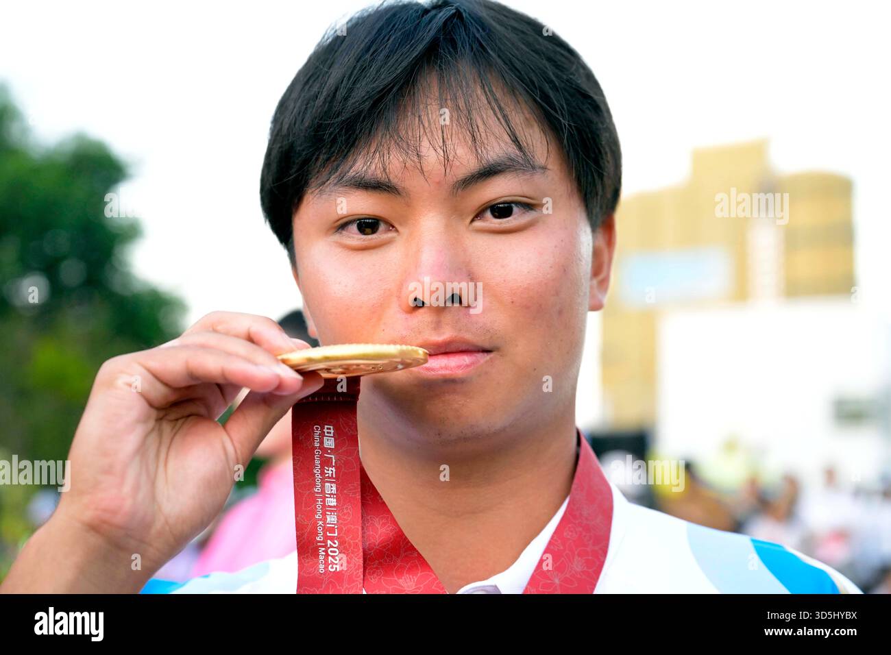 Hong Kong, China. 16th Nov, 2025. Kuang Yang of Zhejiang is seen after ...