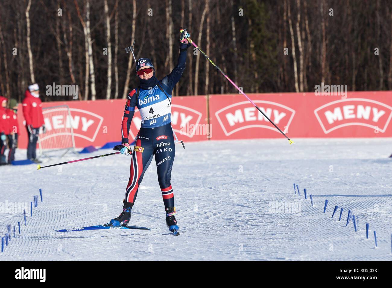Geilo 20251116. Ingrid Landmark Tandrevold at the mass start during the ...