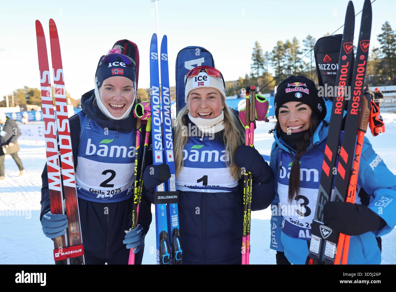 Geilo 20251116. Ingrid Landmark Tandrevold at the mass start during the ...