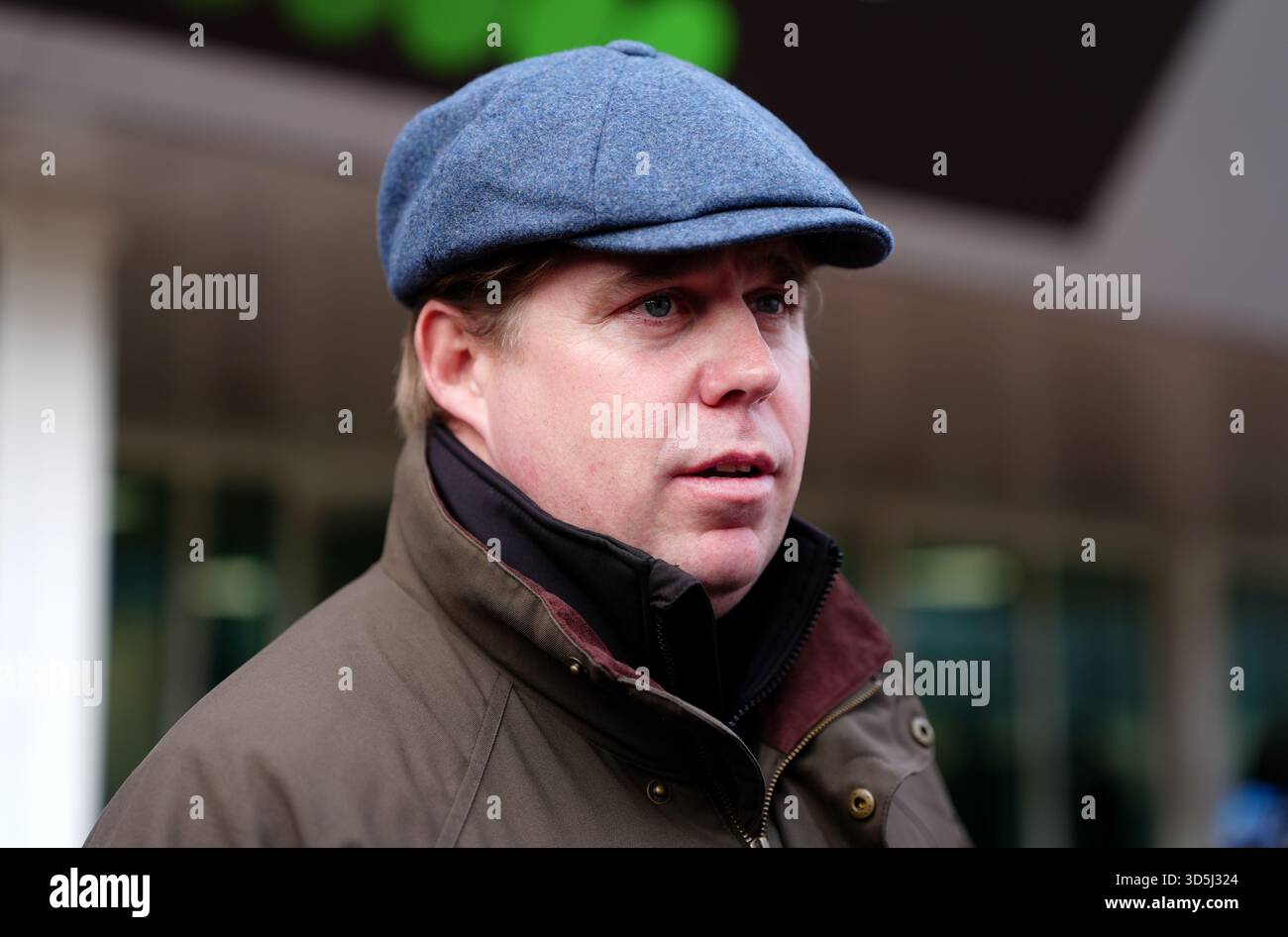 Horse trainer Dan Skelton during Carnival Sunday at Cheltenham ...