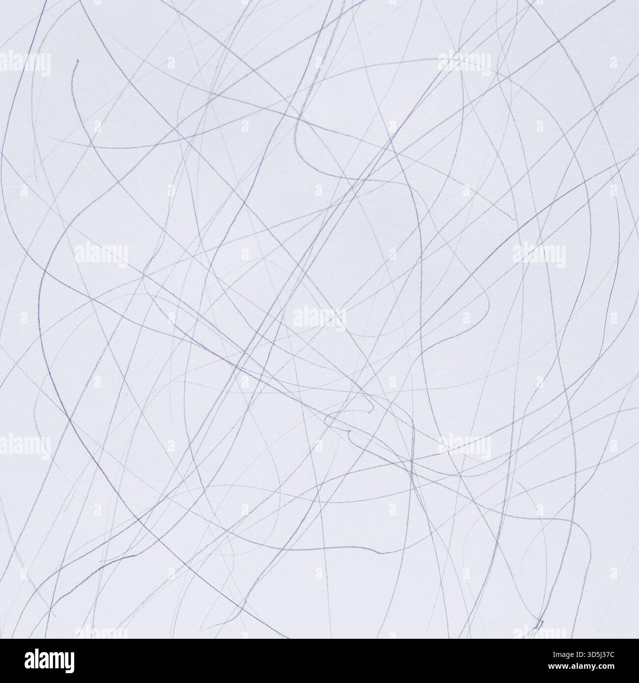 Abstract tangle of lines and curves creates a dynamic scribble artwork ...