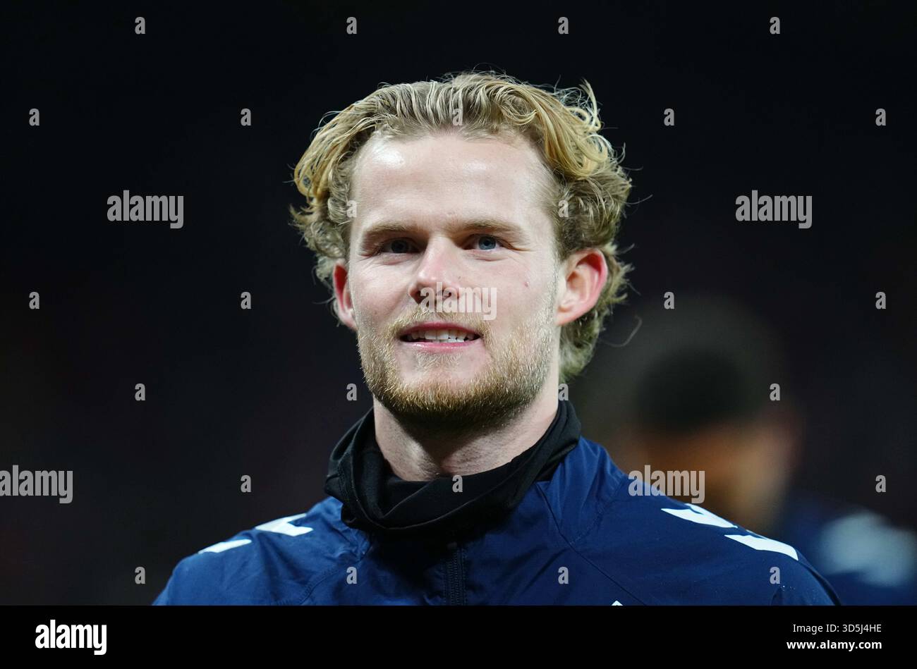 November 15 2025: Morten Hjulmand of Denmark looks on during a World ...