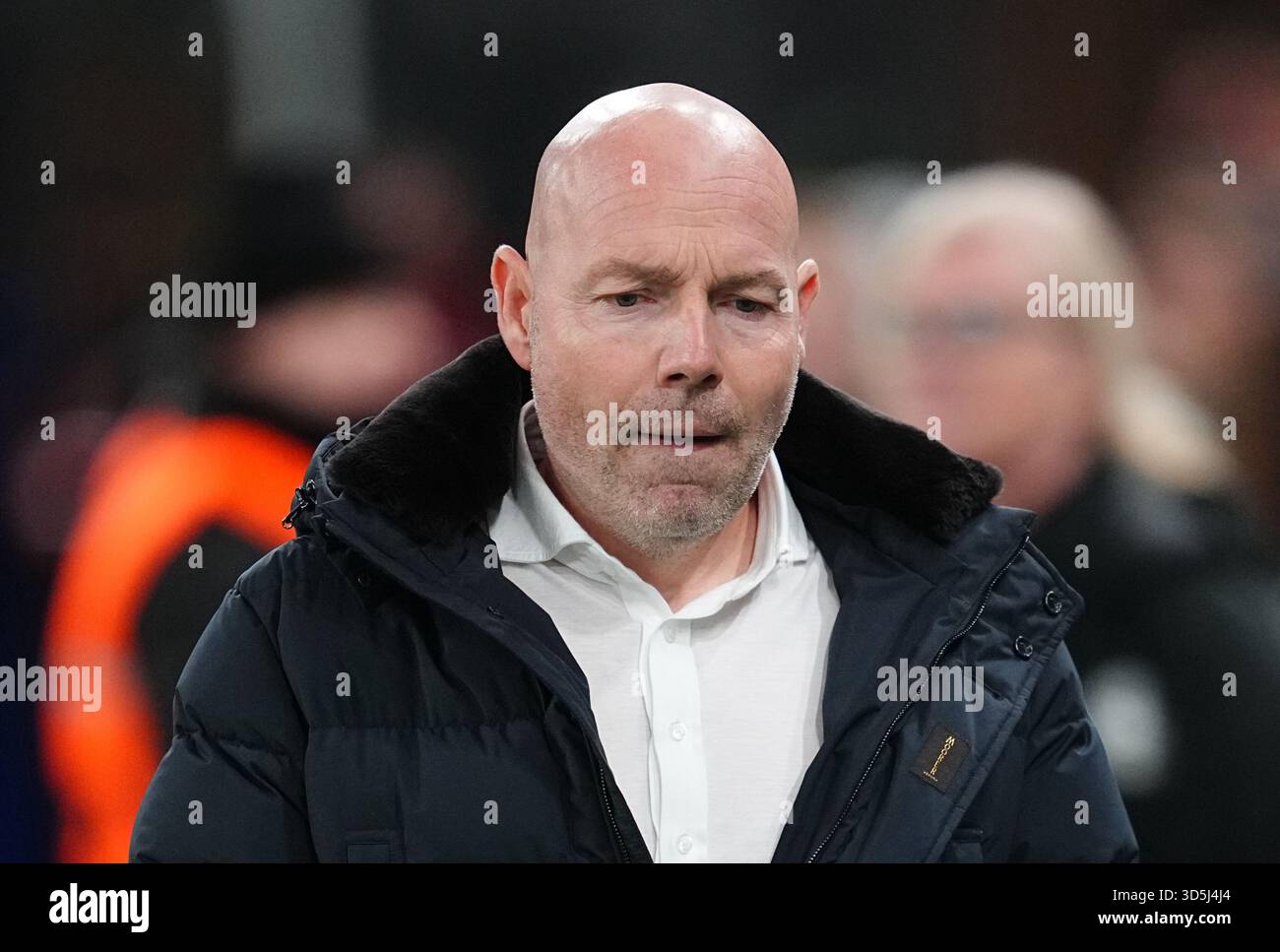 November 15 2025: Brian Riemer of Denmark looks on during a World Cup ...