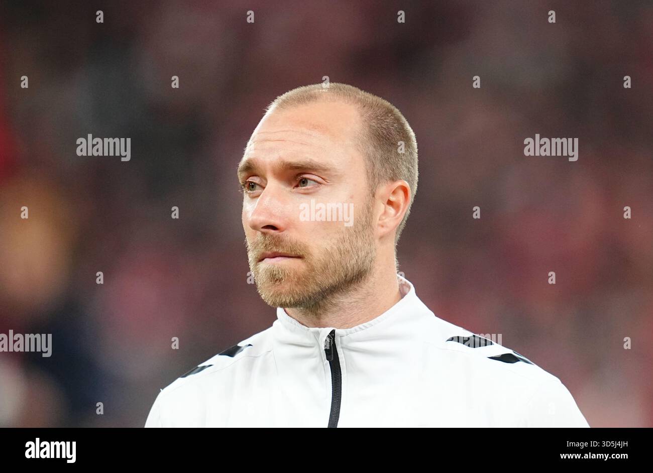November 15 2025: Christian Eriksen of Denmark looks on during a World ...