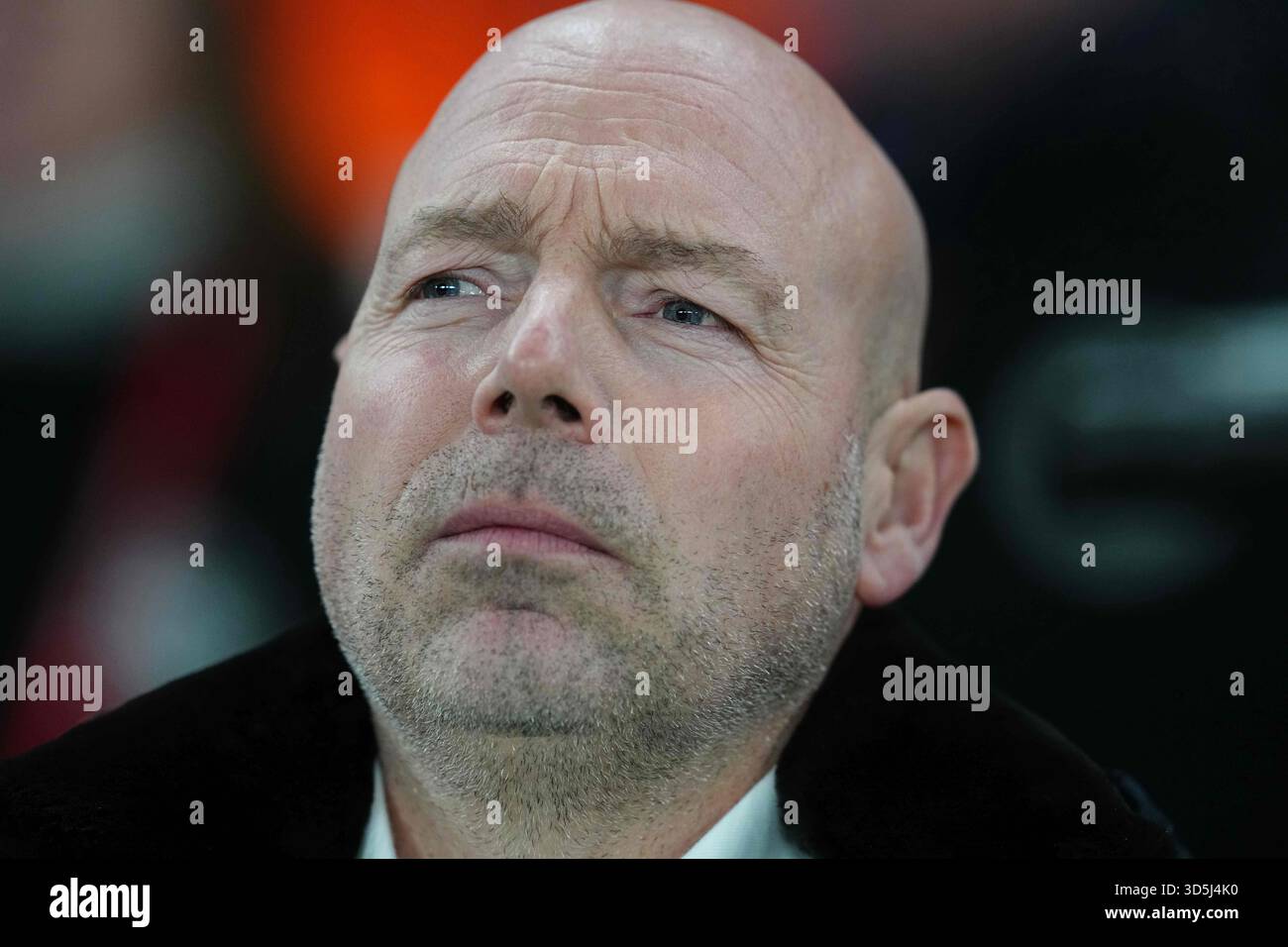 November 15 2025: Brian Riemer of Denmark looks on during a World Cup ...