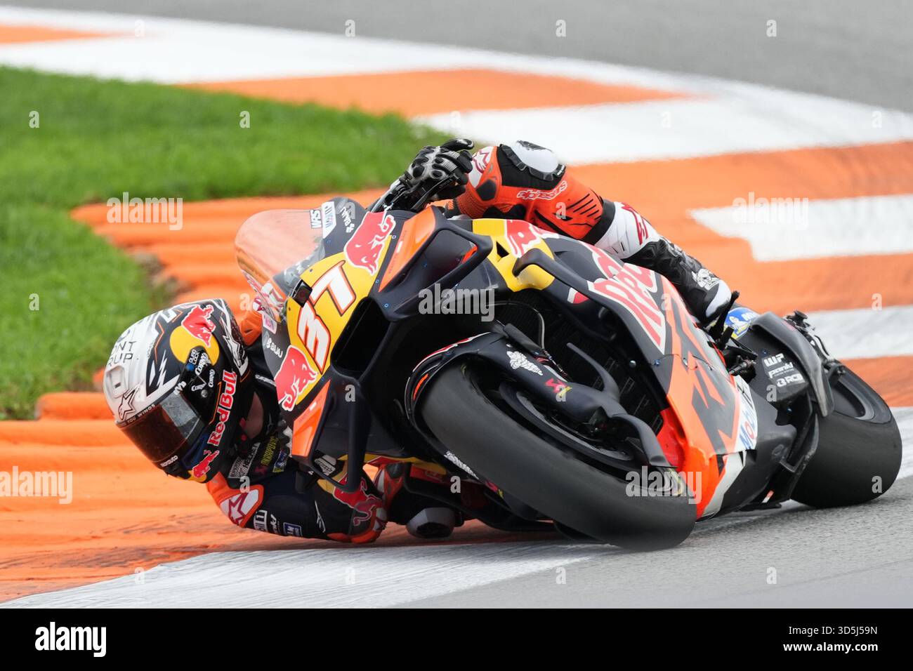 Spain's rider Pedro Acosta of the Red Bull KTM Factory Racing competes ...