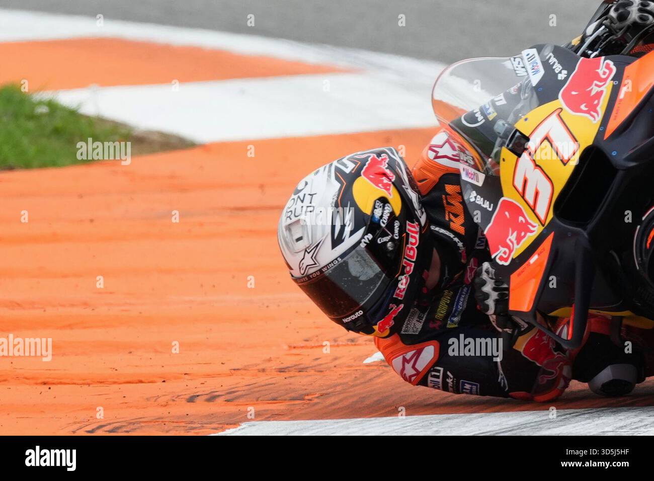 Spain's rider Pedro Acosta of the Red Bull KTM Factory Racing competes ...