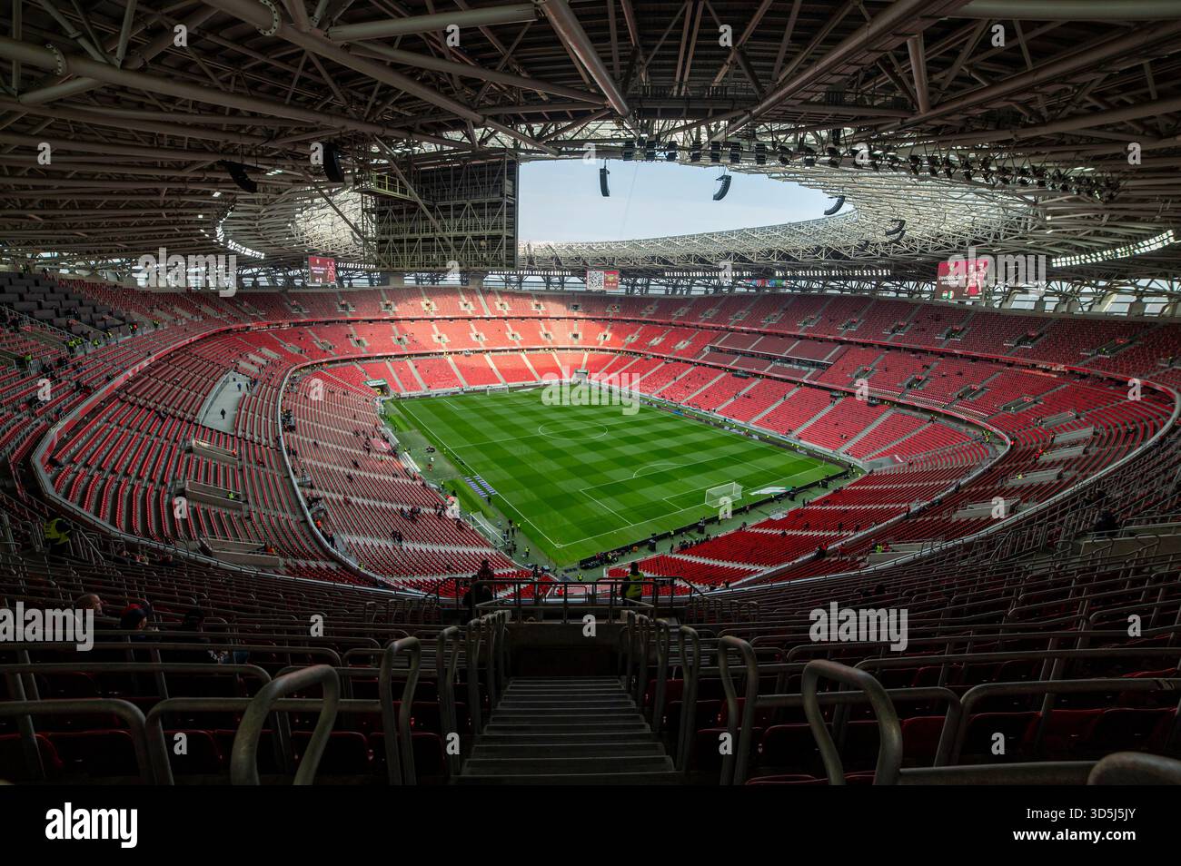 A general view of Puskas Arena prior the FIFA World Cup 2026 European ...