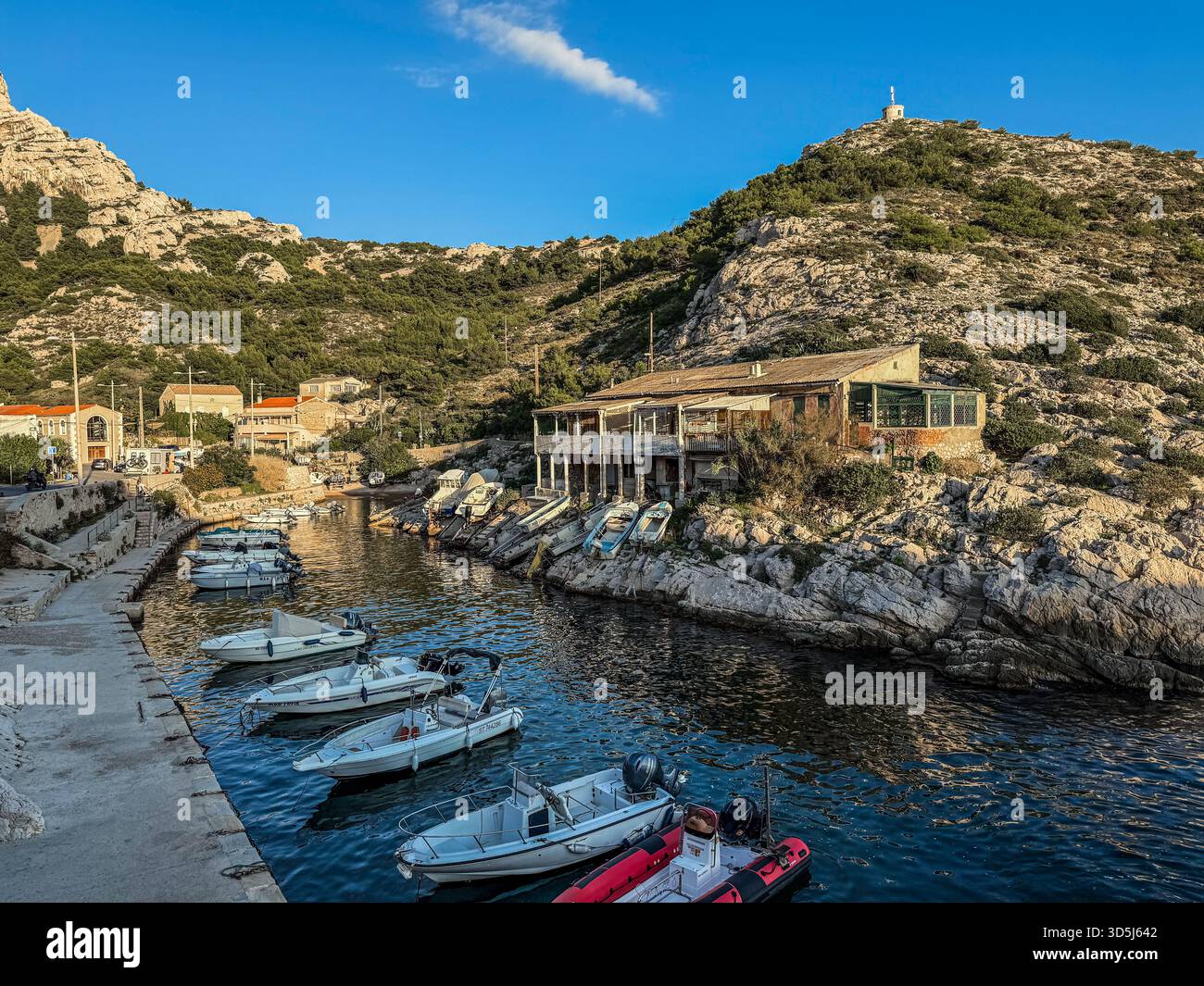 Marseille , France, October 2th, 2025: Beautiful calanque de ...