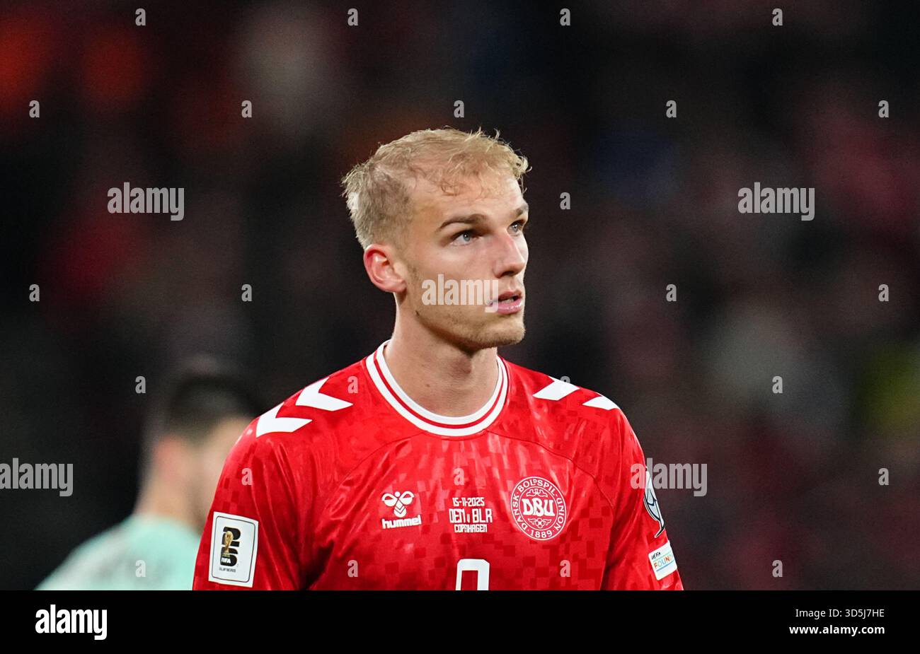 November 15 2025: Gustav Isaksen of Denmark looks on during a World Cup ...