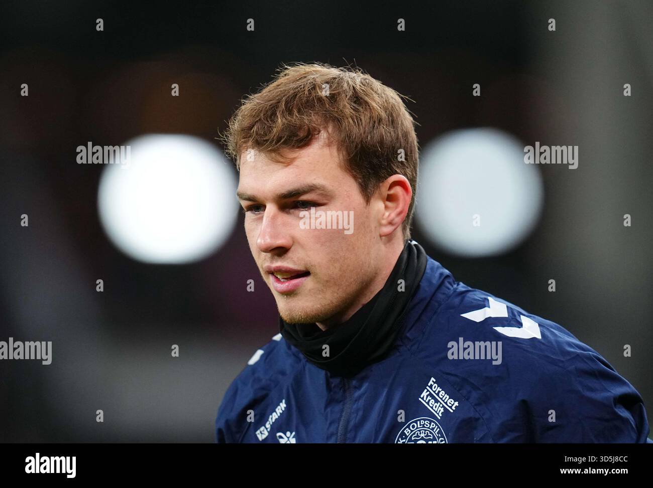 November 15 2025: Mads Hermansen of Denmark looks on during a World Cup ...