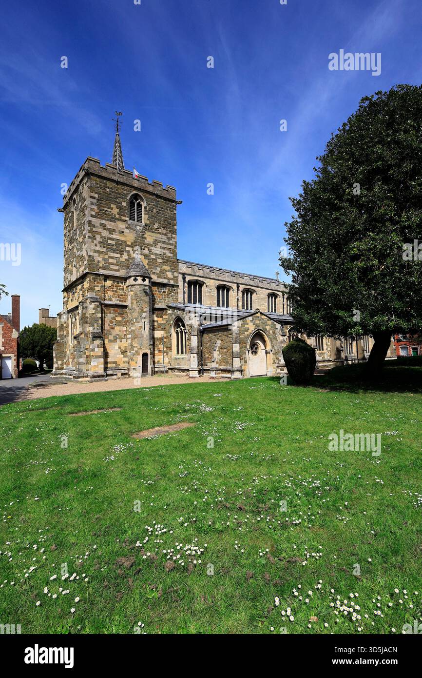 St Marys Church, Horncastle town, Lincolnshire, England, UK Stock Photo ...