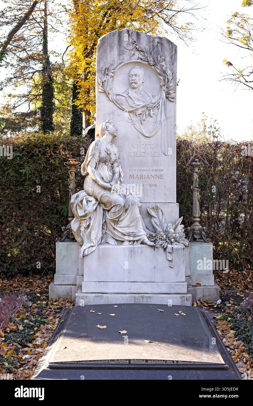 Ehrengrab von Victor Tilgner - Österreichischer Bildhauer, Wiener ...