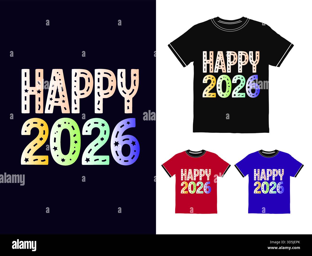 Creative 2026 typography design hi-res stock photography and images - Alamy