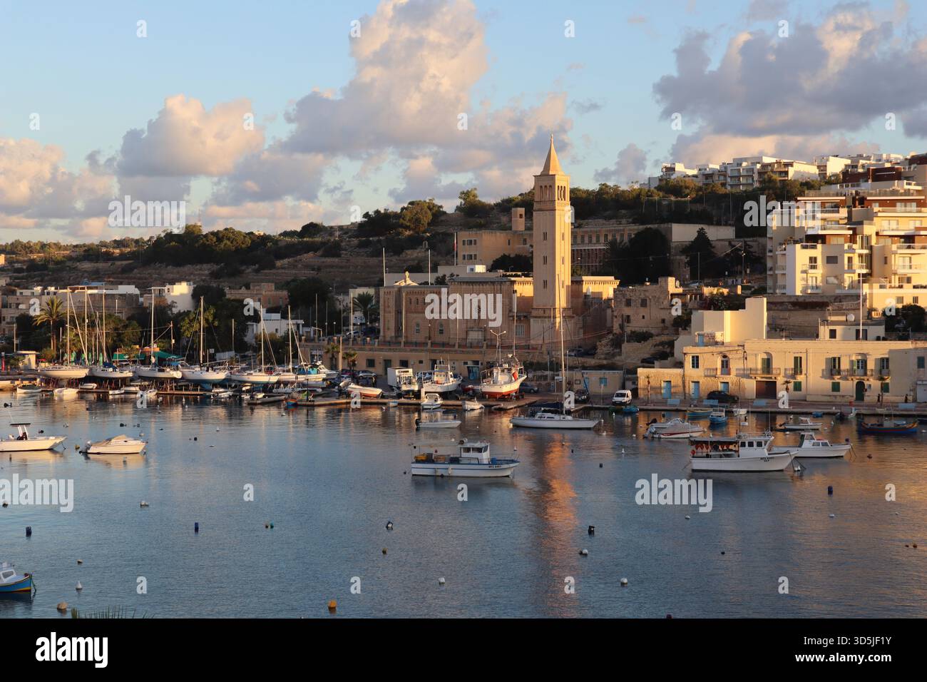 November 16, 2025. Malta Marsaskala Bay in November summer in winter ...