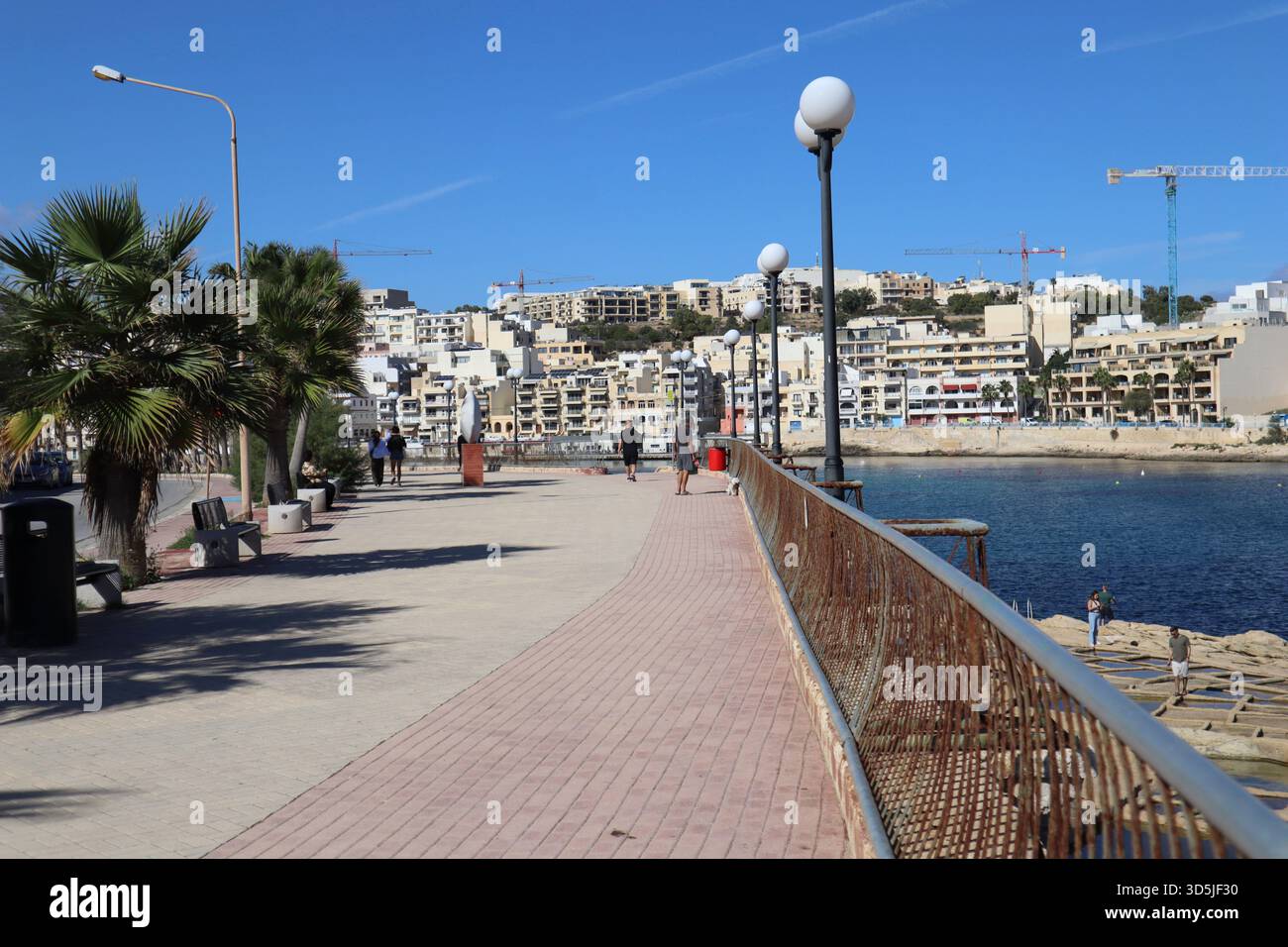 November 16, 2025. Malta Marsaskala Bay in November summer in winter ...