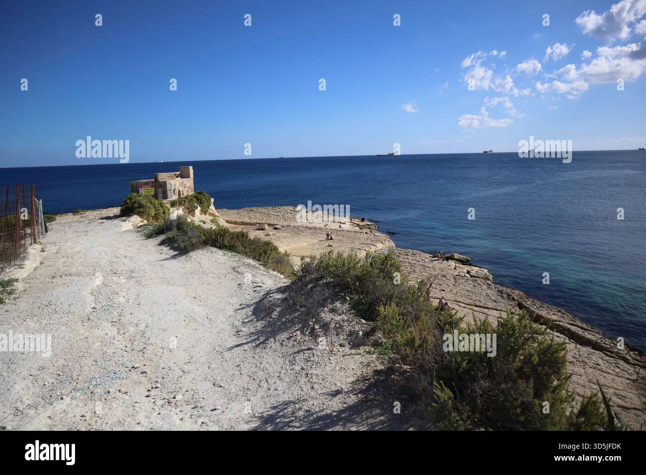November 16, 2025. Malta Marsaskala Bay in November summer in winter ...