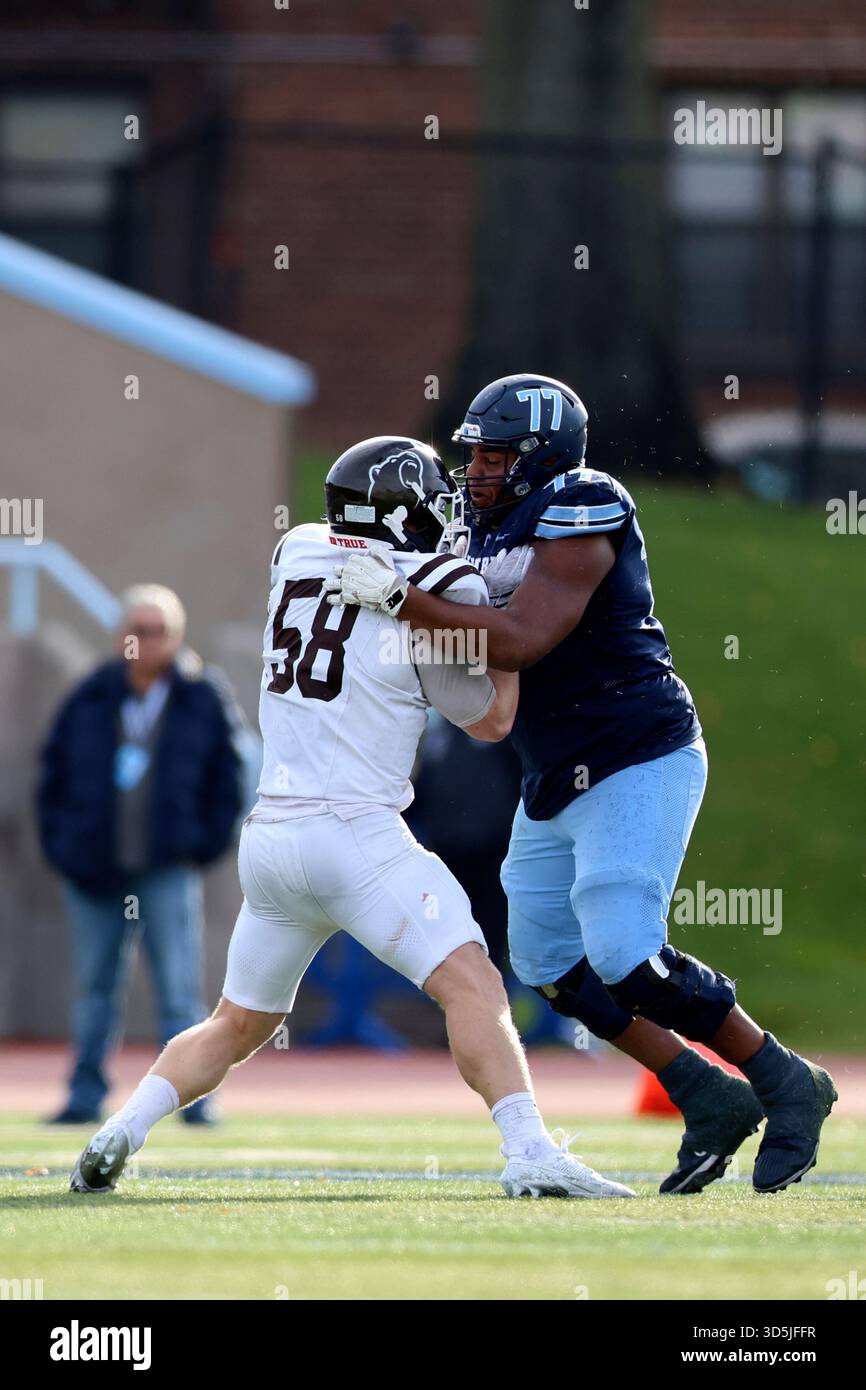 Columbia right tackle Noah Jordan (77) blocks during an NCAA football ...