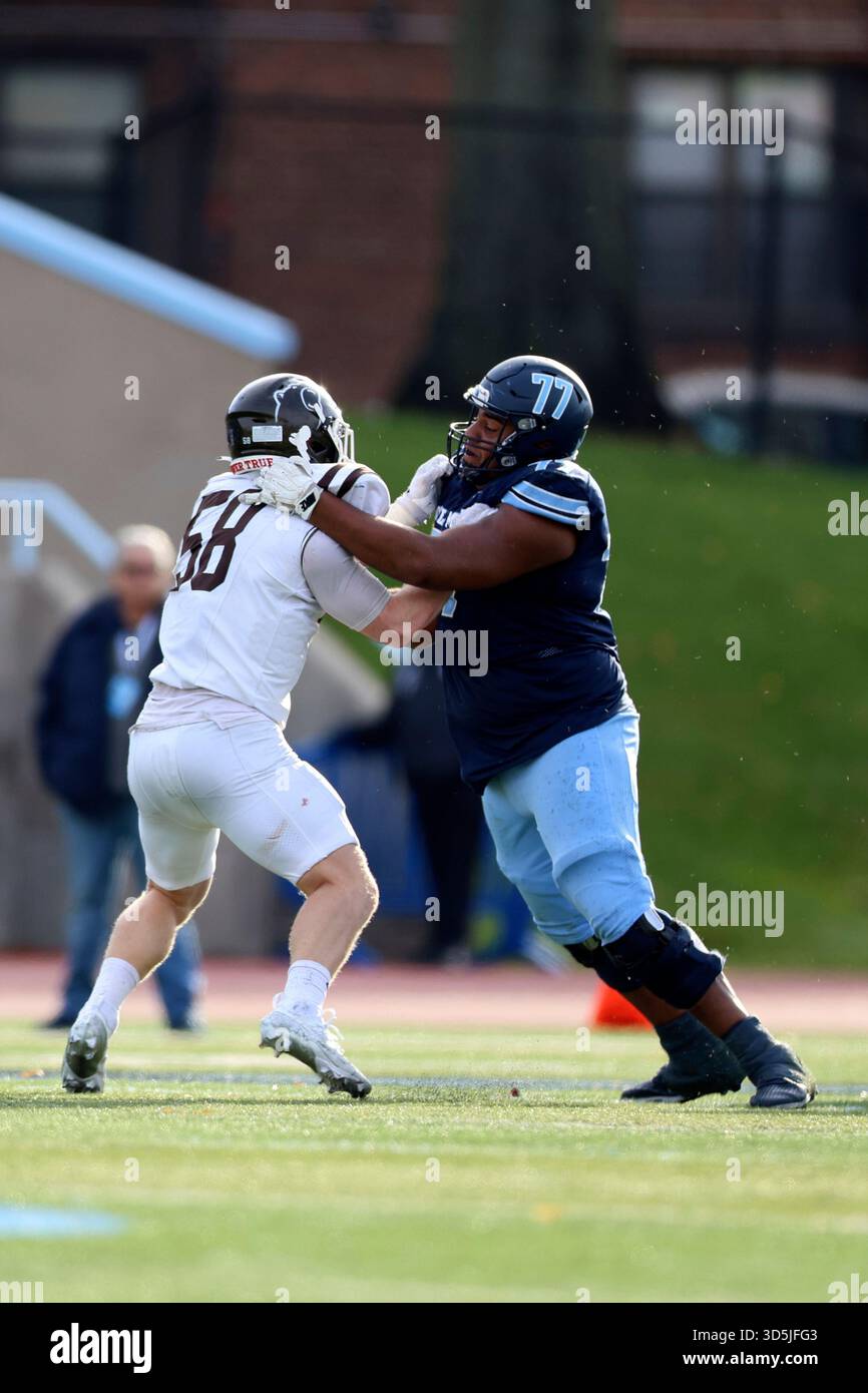 Columbia right tackle Noah Jordan (77) blocks during an NCAA football ...