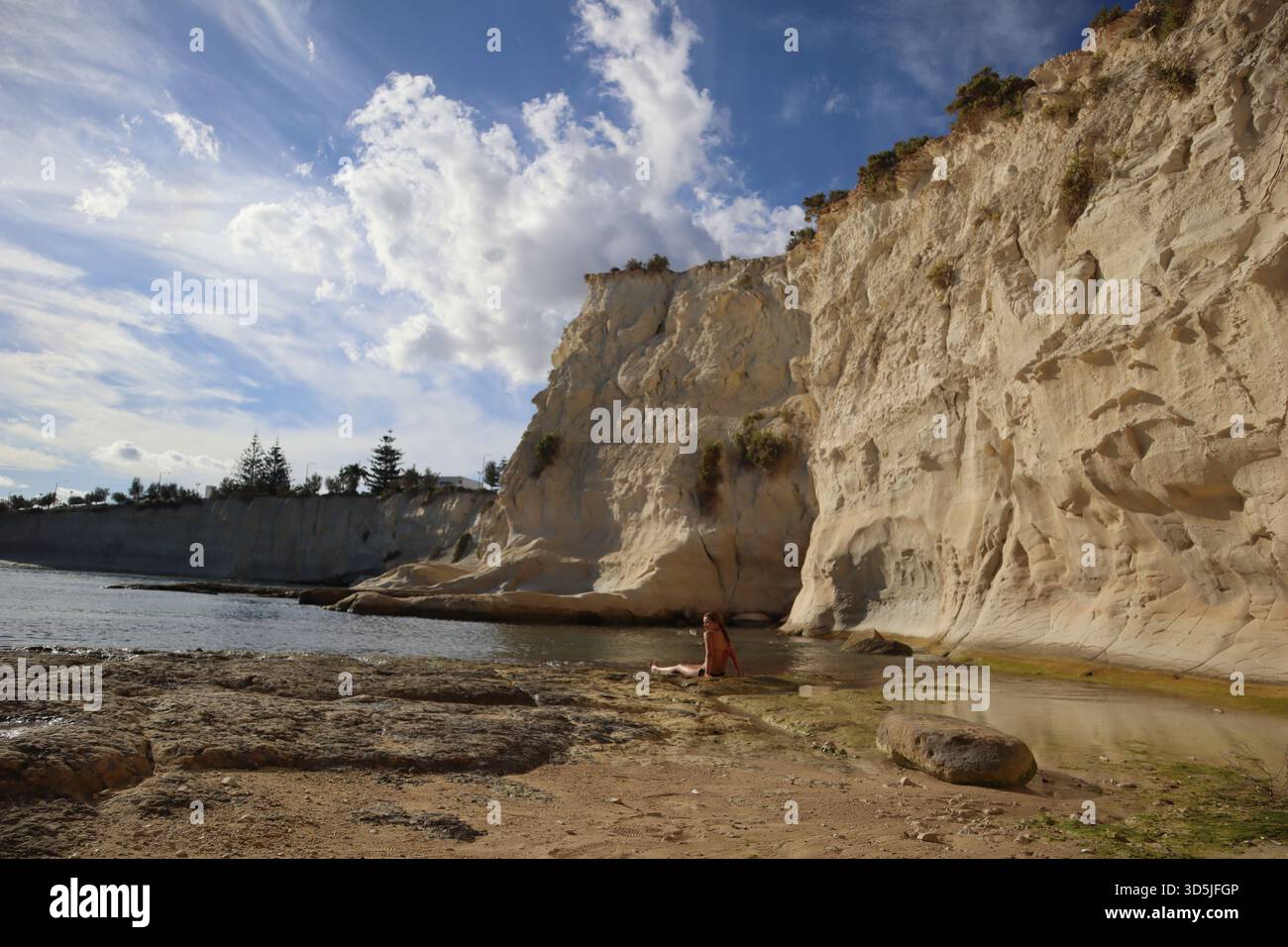 November 16, 2025. Malta Marsaskala Bay in November summer in winter ...
