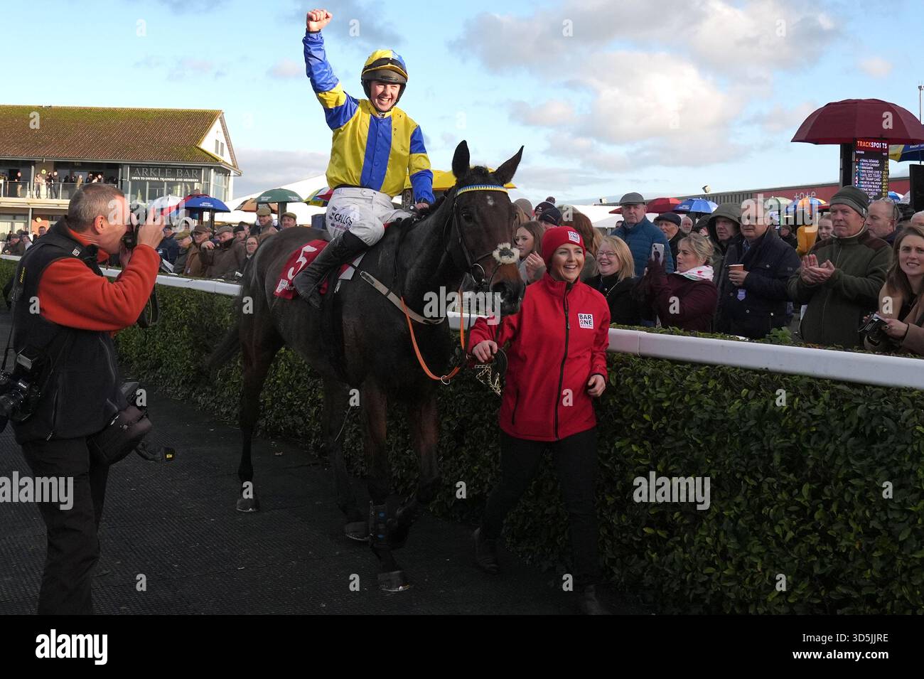 John Shinnick after winning the Bar One Racing Troytown Handicap Chase ...