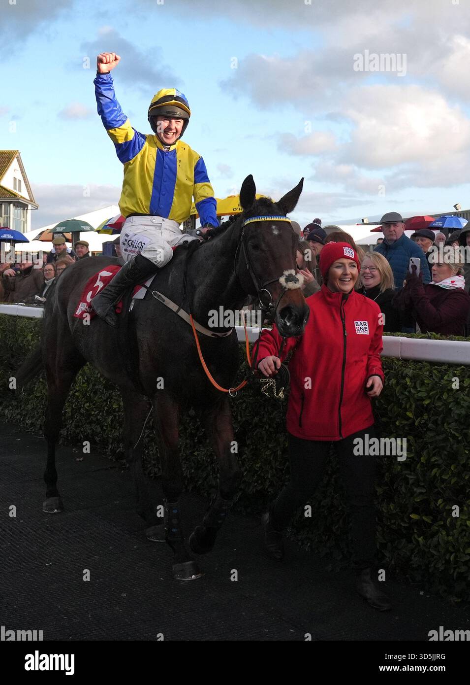 John Shinnick after winning the Bar One Racing Troytown Handicap Chase ...