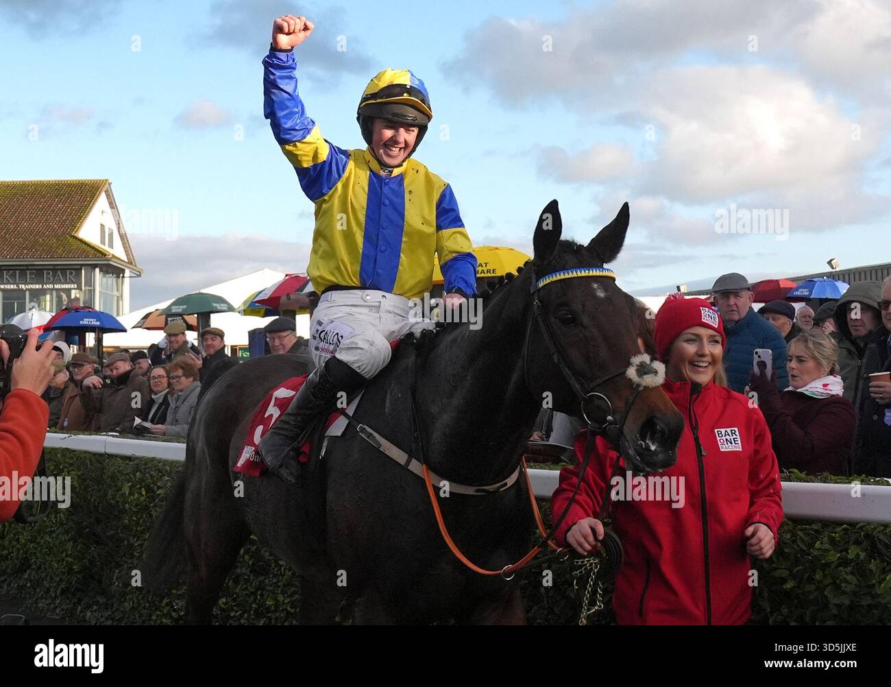 John Shinnick after winning the Bar One Racing Troytown Handicap Chase ...